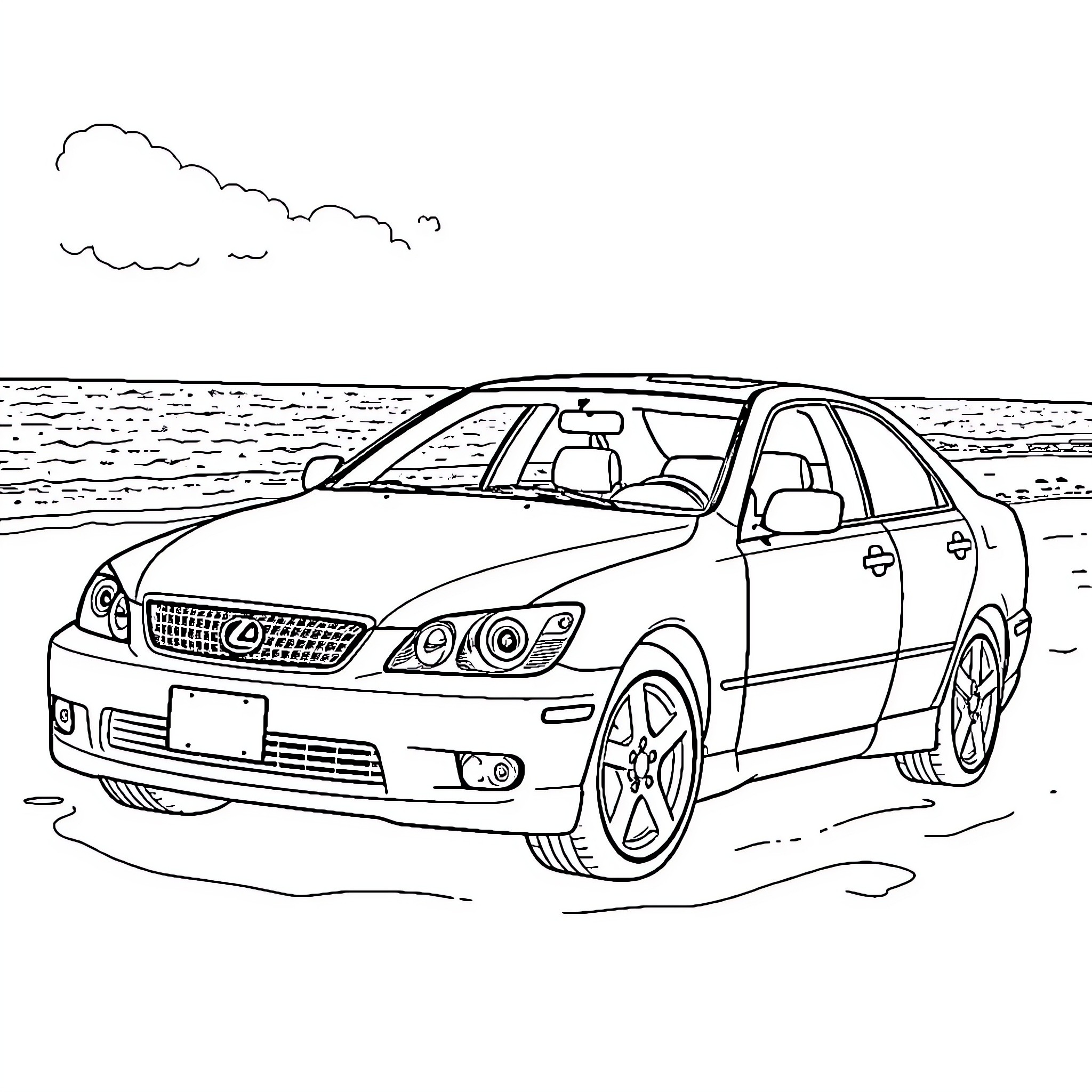 9 Best Lexus Coloring Pages (Free Printable PDFs)