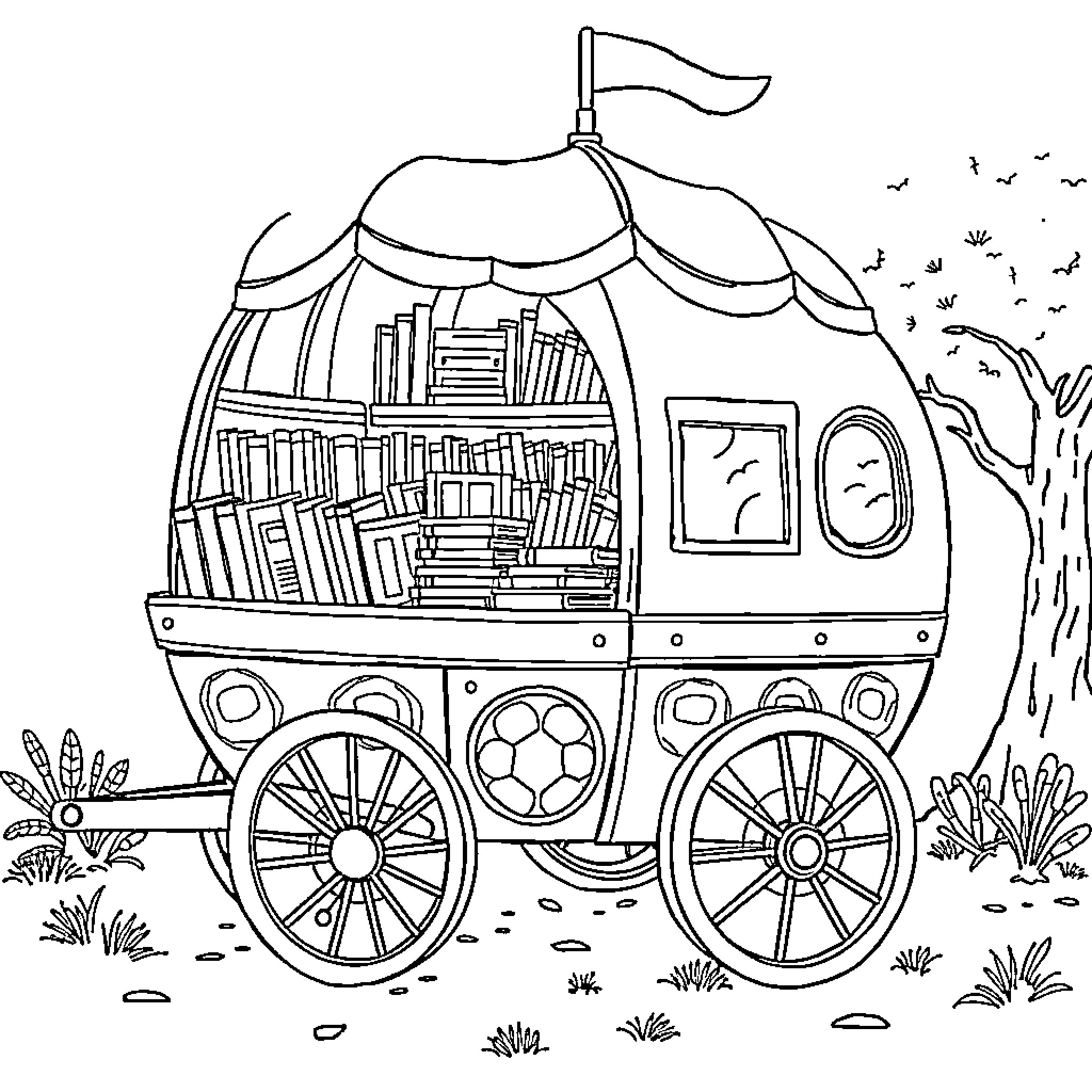 Best Caravan Coloring Pages (Free Printable PDF)