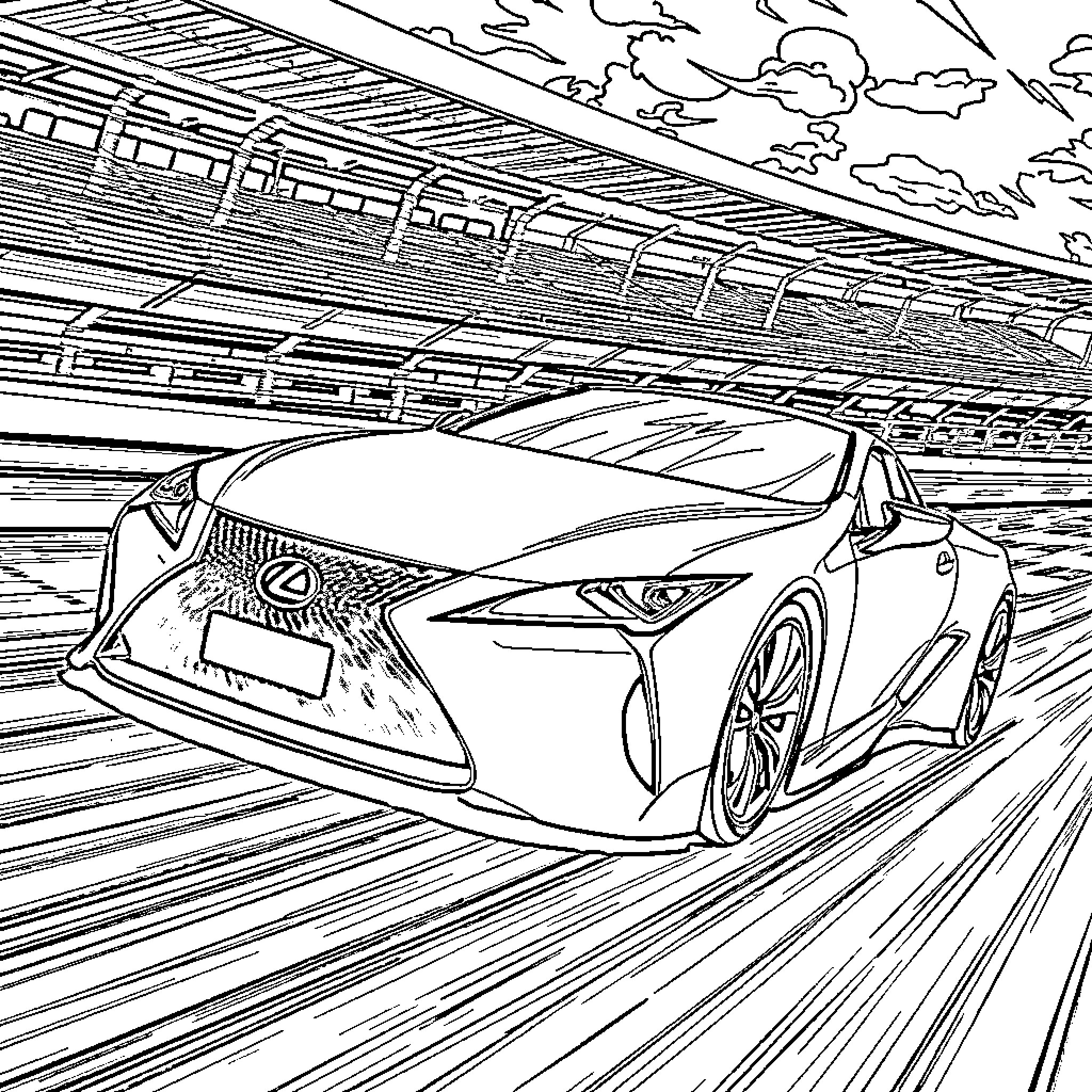 Best Lexus Coloring Pages (Free Printable PDF)