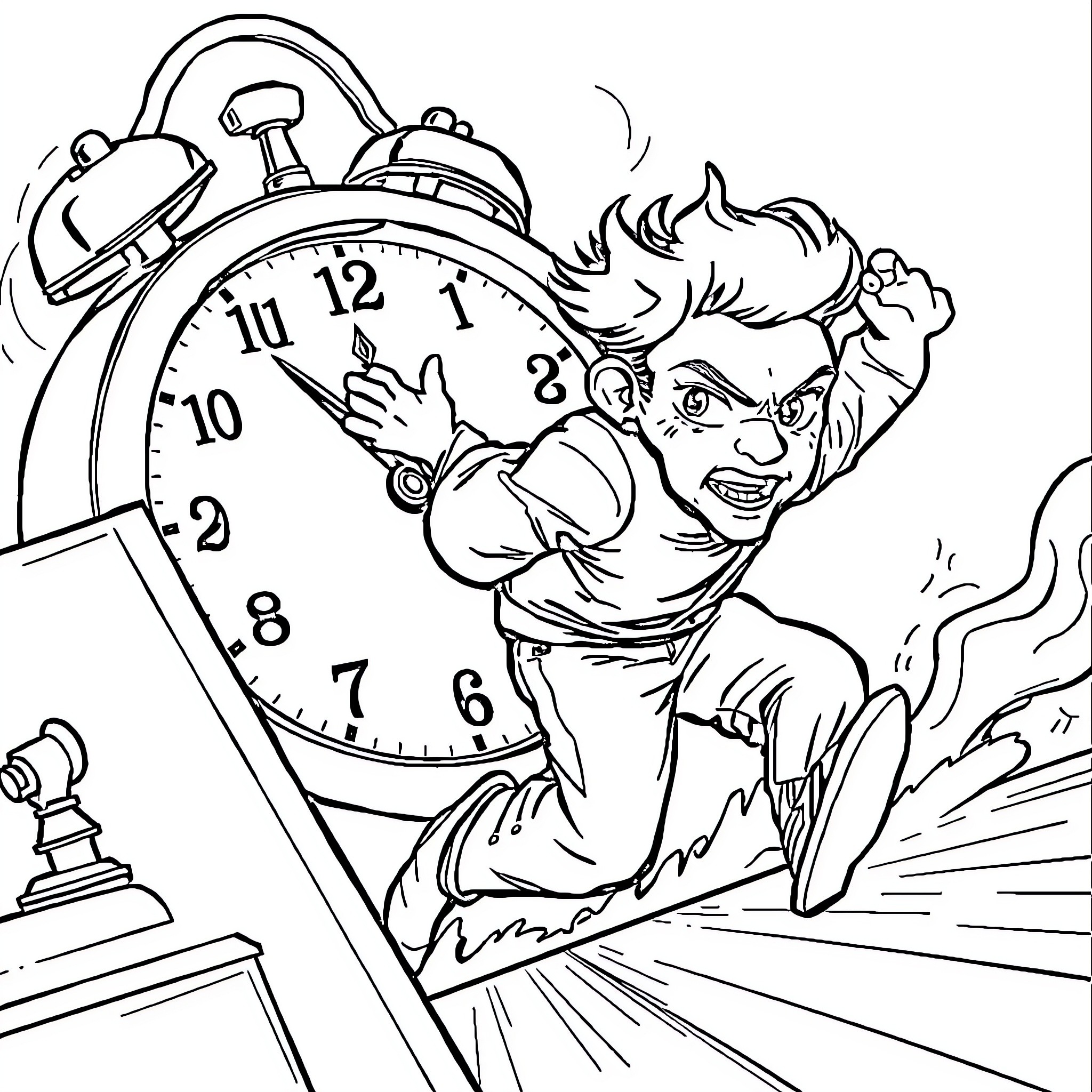 Best Time Coloring Pages (Free Printable PDF)
