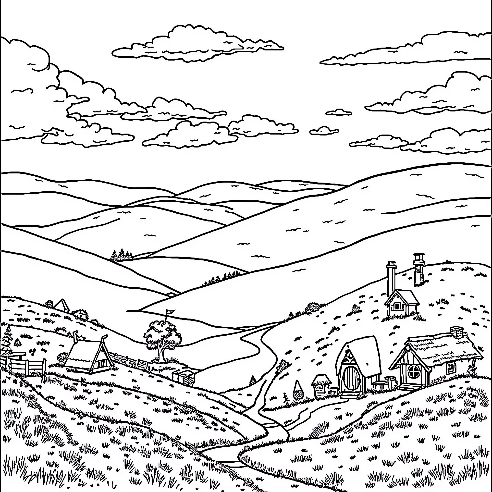Best Shire Coloring Pages (Free Printable PDF)