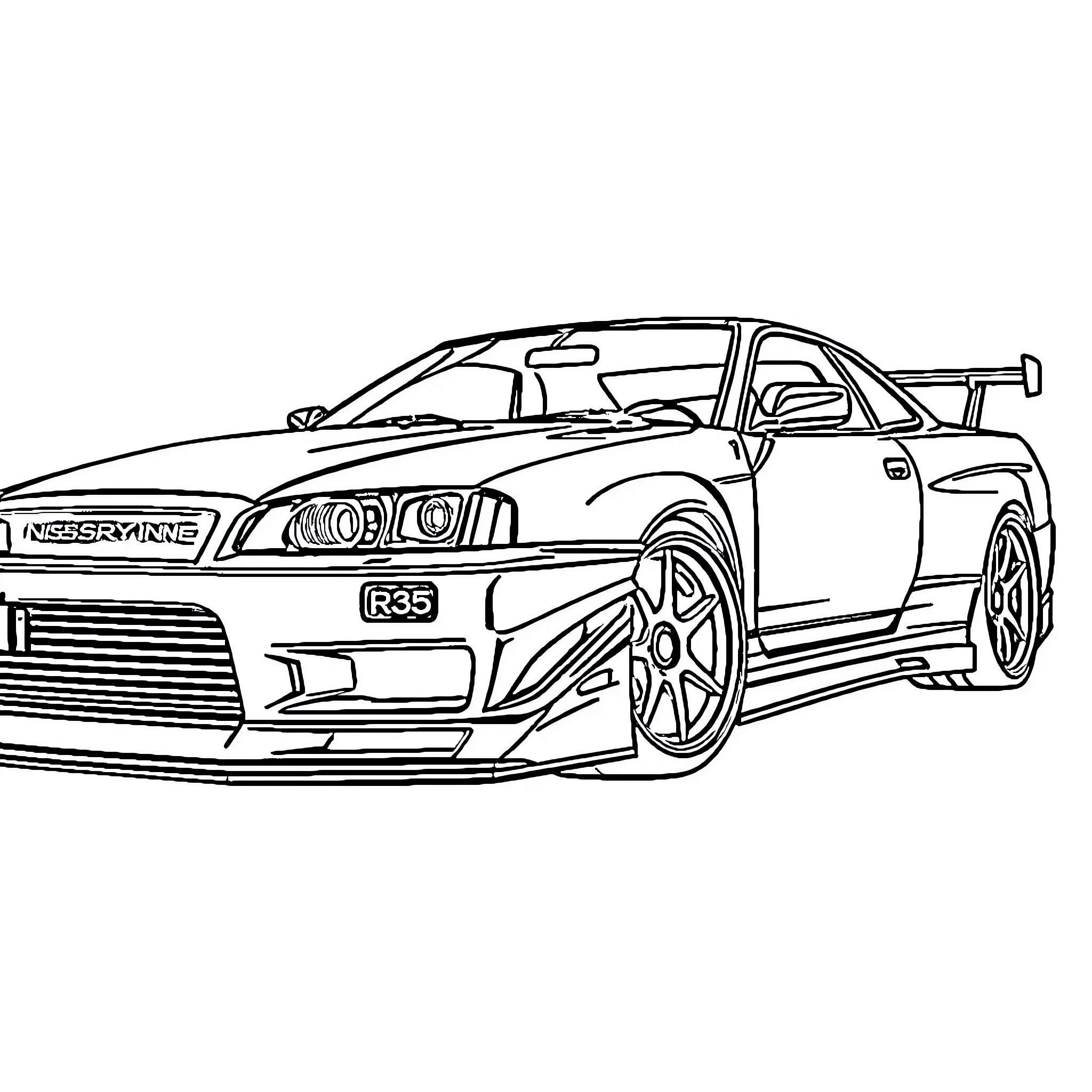Best Nissan Coloring Pages (Free Printable PDF)