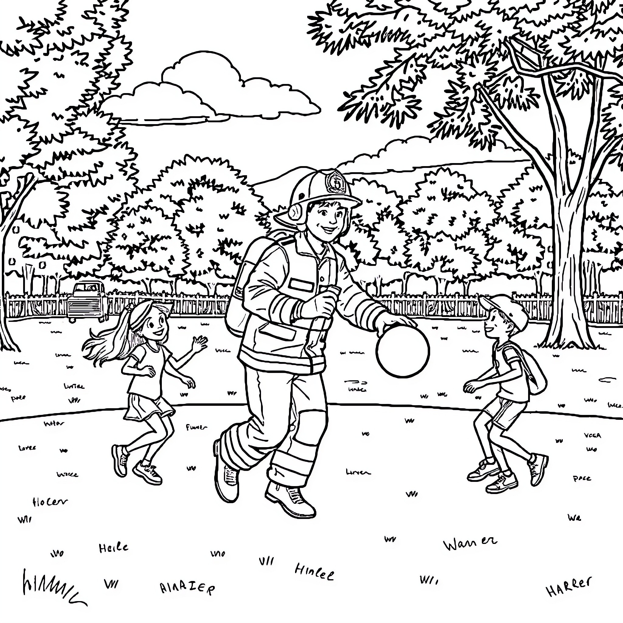 Best Fireman Coloring Pages (Free Printable PDF)
