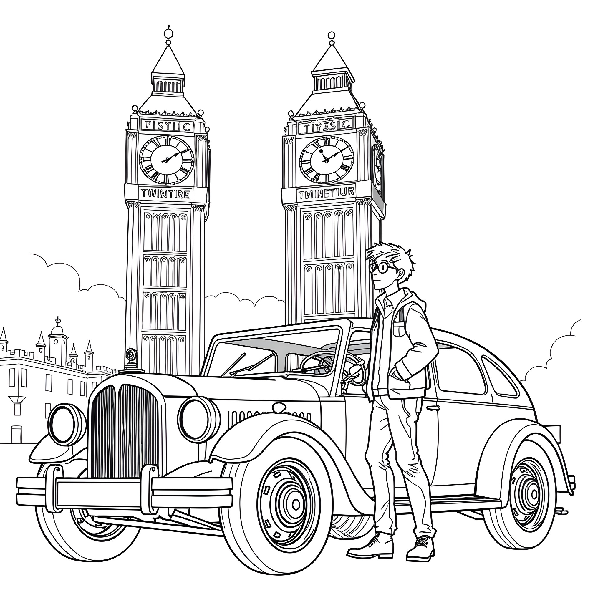 Best Back to the Future Coloring Pages (Free Printable PDF)