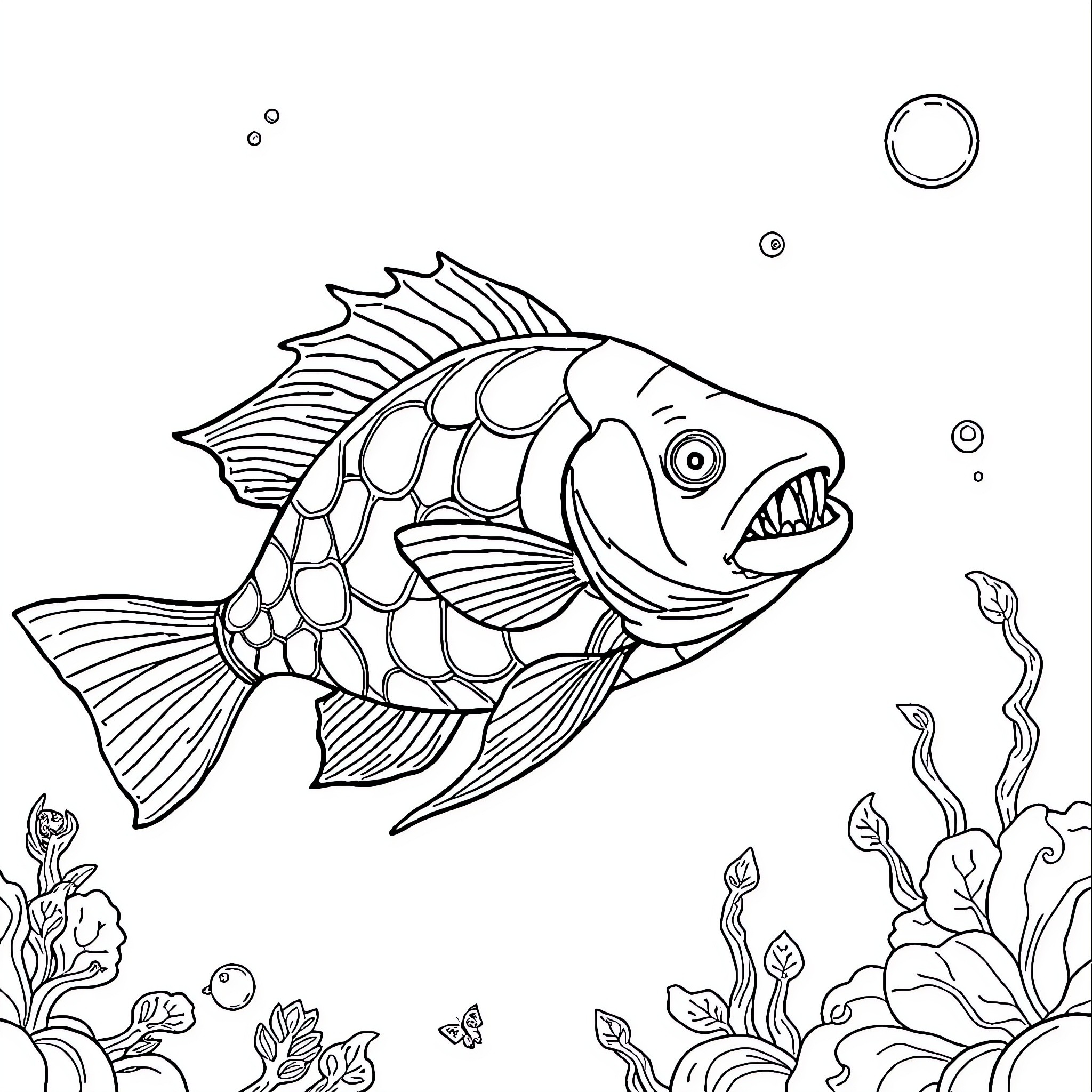 291 Best Fish Coloring Pages (Free Printable PDFs)