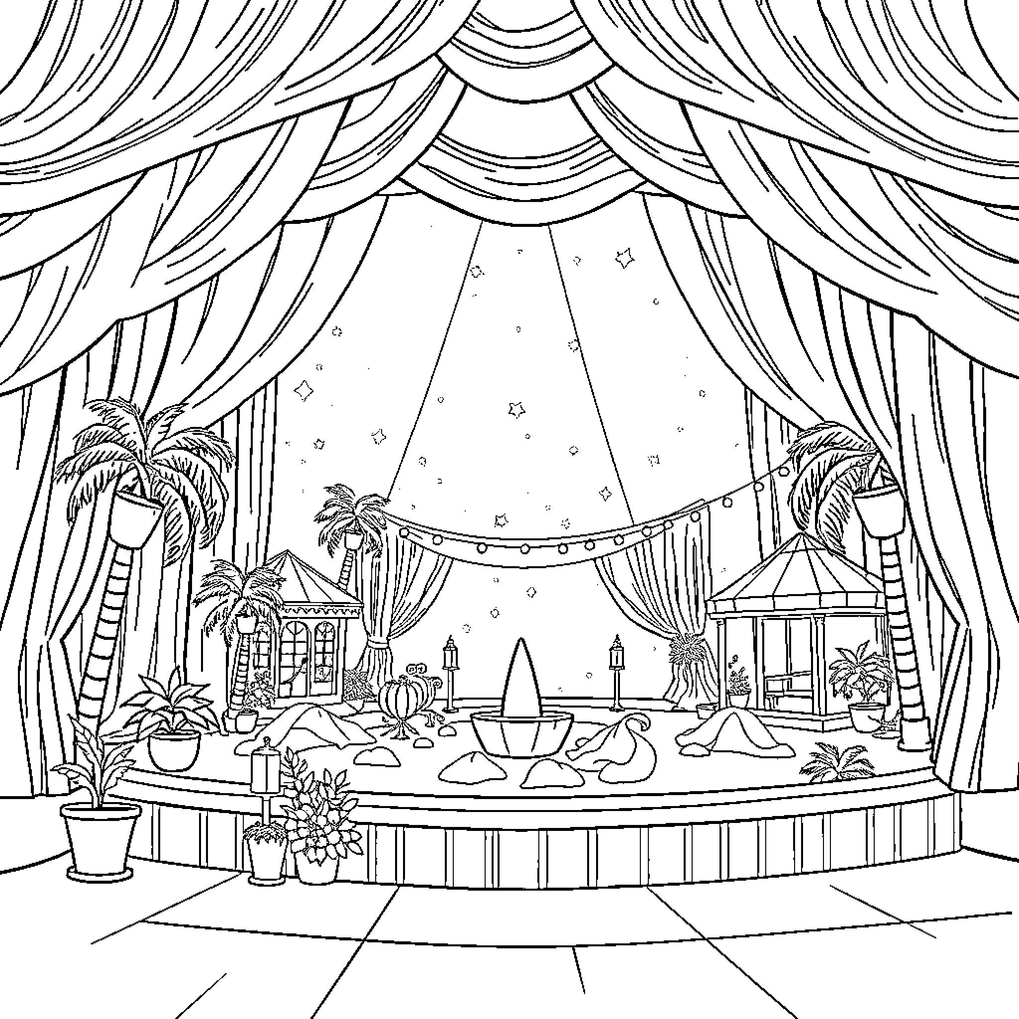 Best Oasis Coloring Pages (Free Printable PDF)