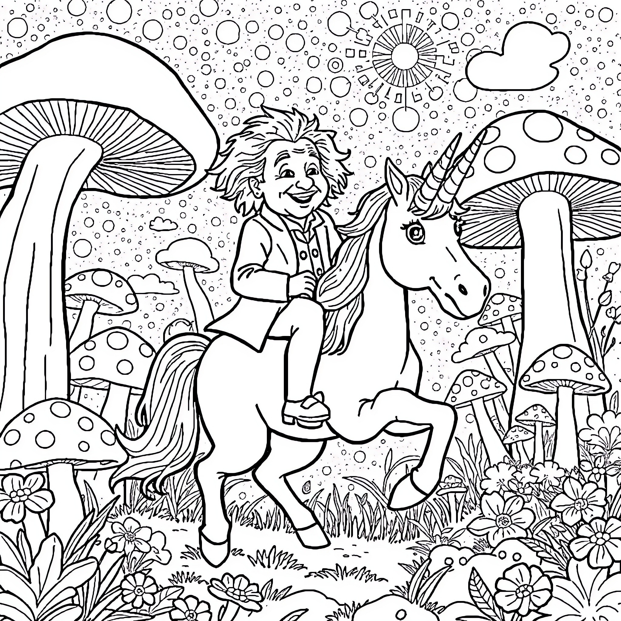 Best Albert Einstein Coloring Pages (Free Printable PDF)