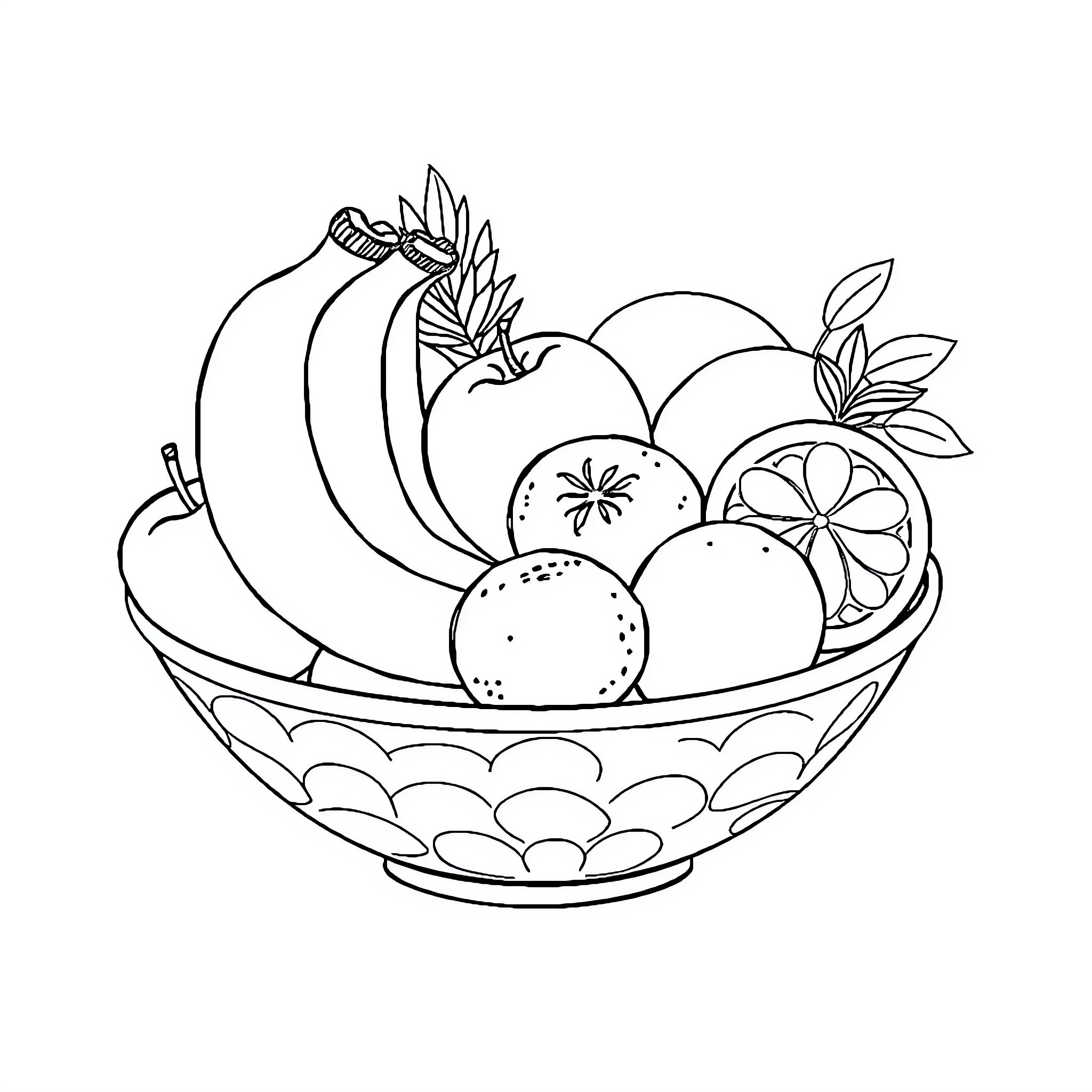 Best Fruit Coloring Pages (Free Printable PDF)