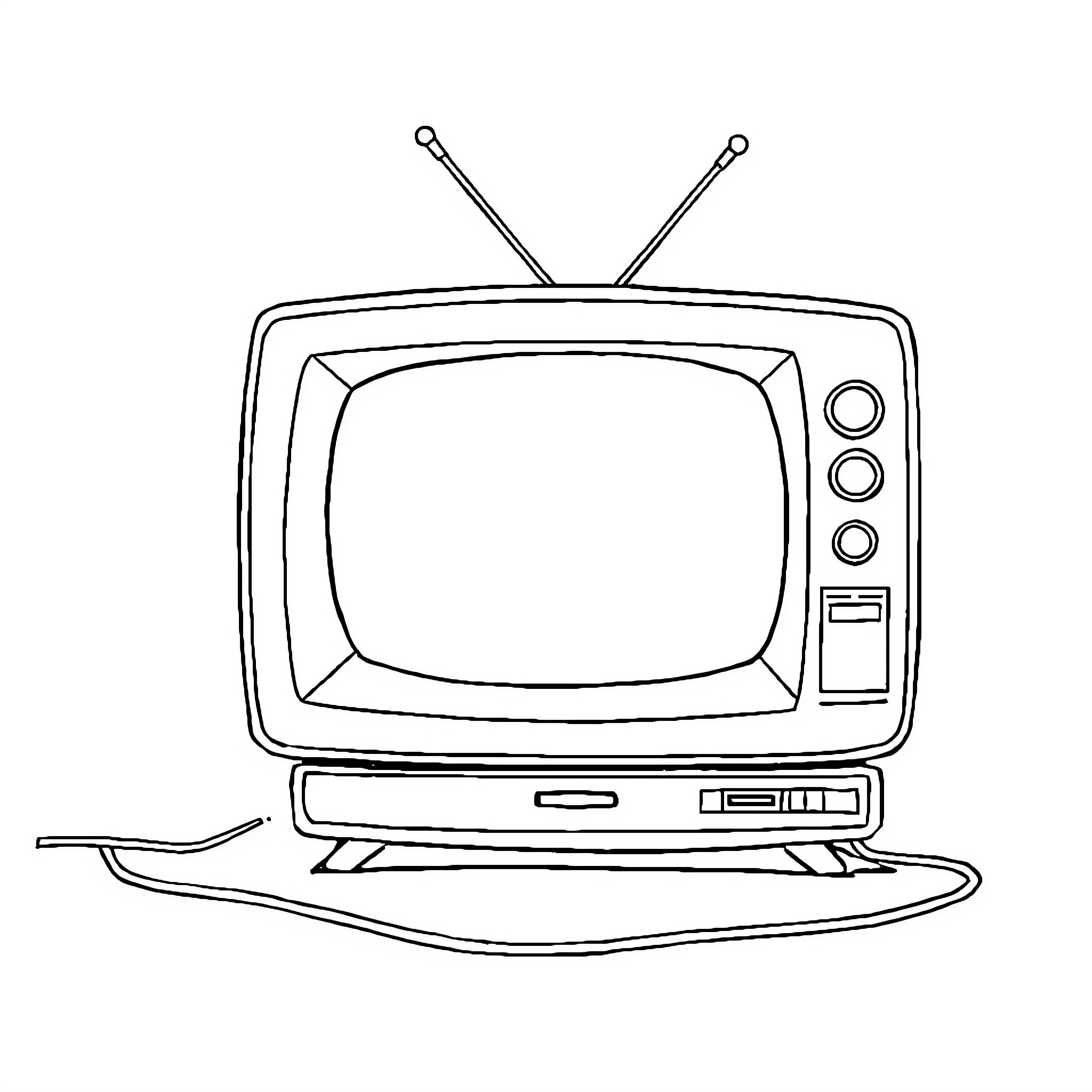 6 Best Television Coloring Pages (Free Printable PDFs)