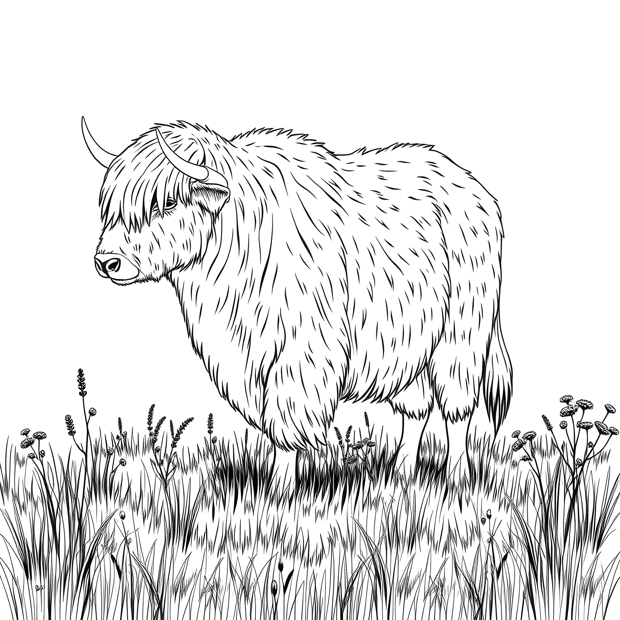 Best Yak Coloring Pages (Free Printable PDF)