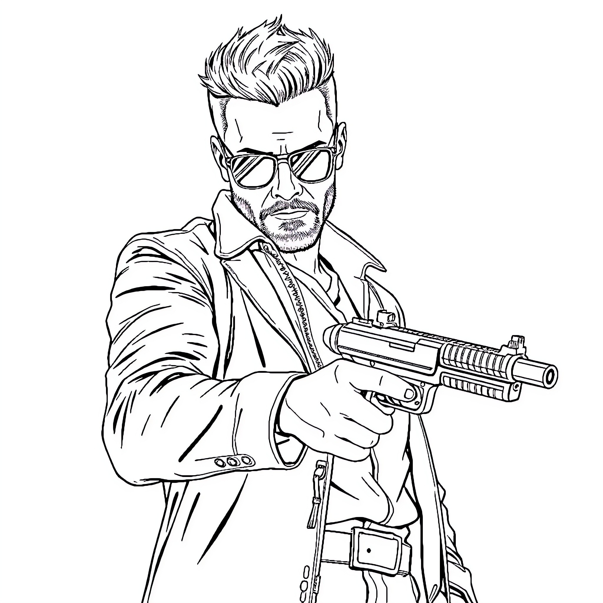 Best Gun Coloring Pages (Free Printable PDF)