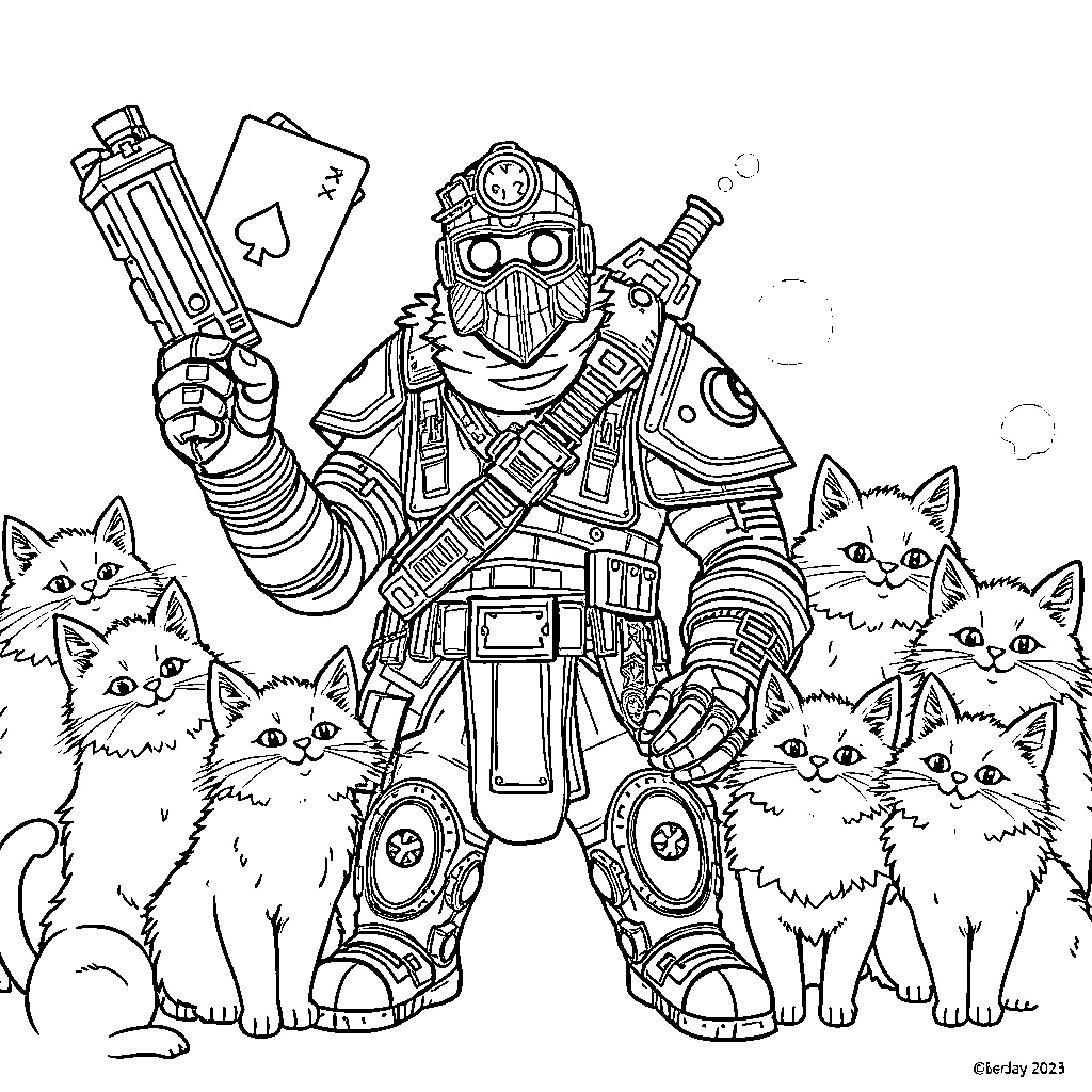 Best Cayde 6 Coloring Pages (Free Printable PDF)