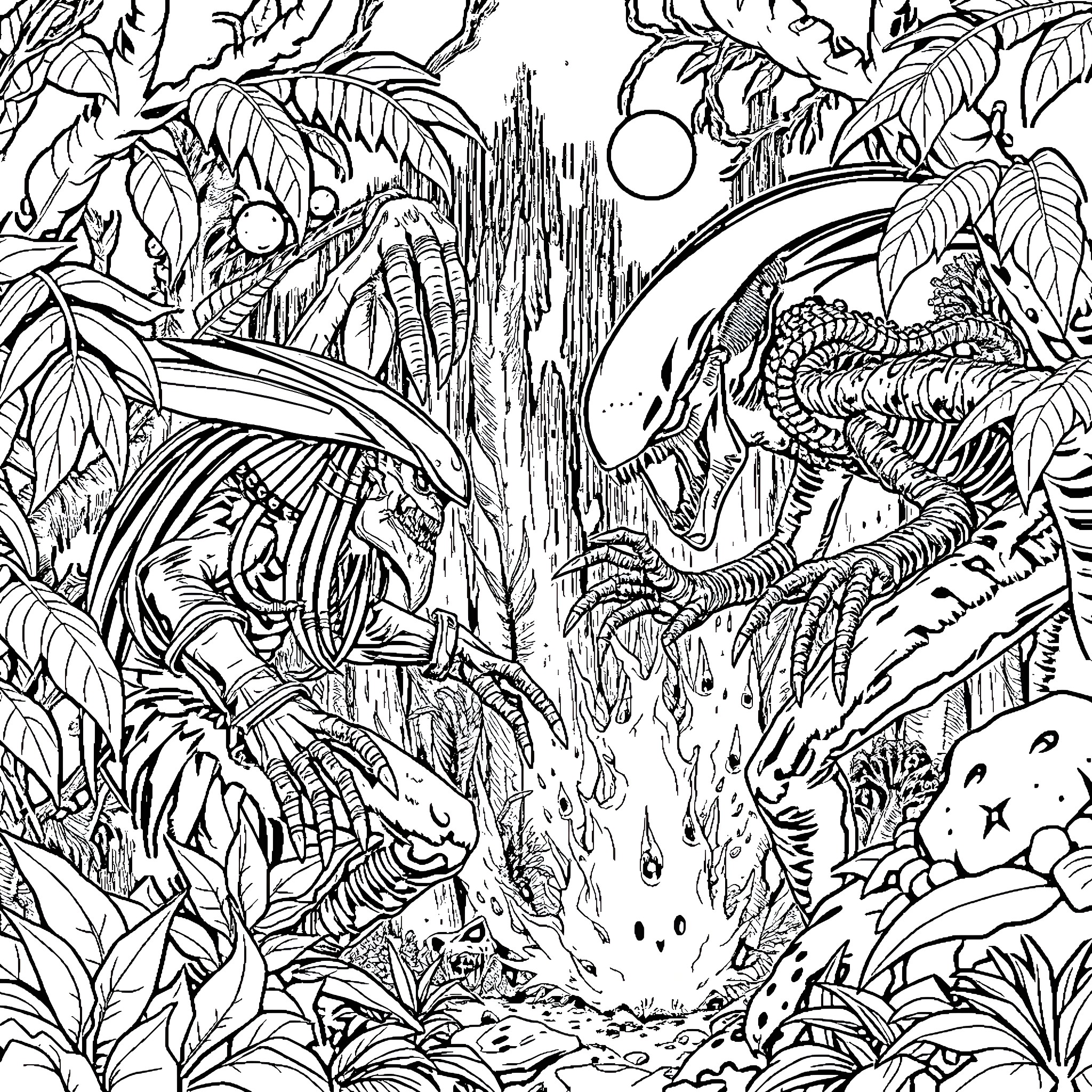 Best Predator Coloring Pages (Free Printable PDF)