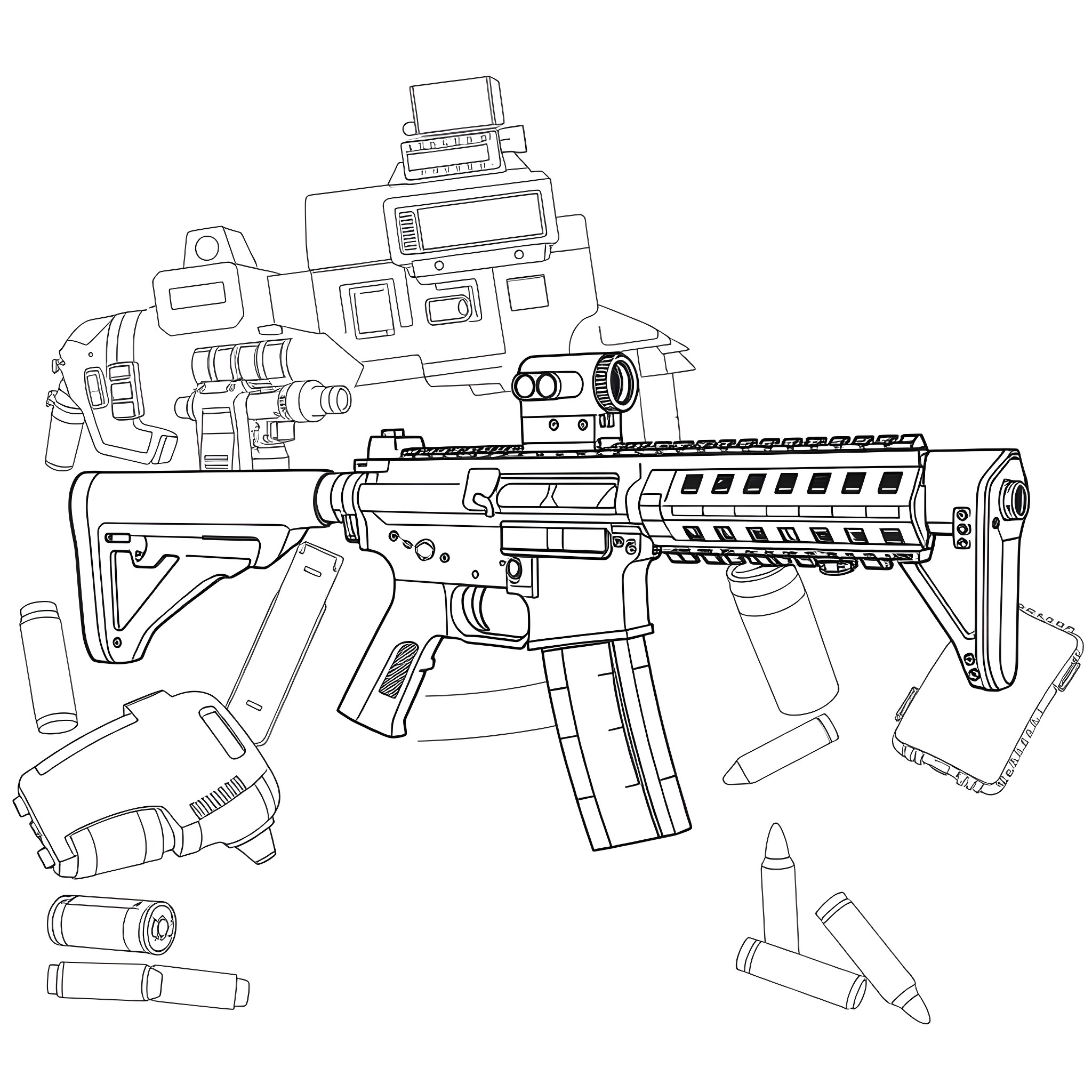 1 Best Ar-15 Coloring Pages (Free Printable PDFs)
