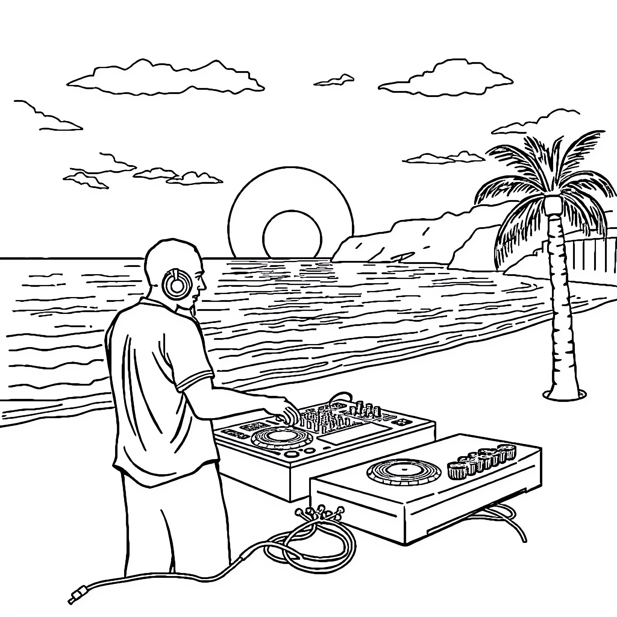 Best DJ Coloring Pages (Free Printable PDF)