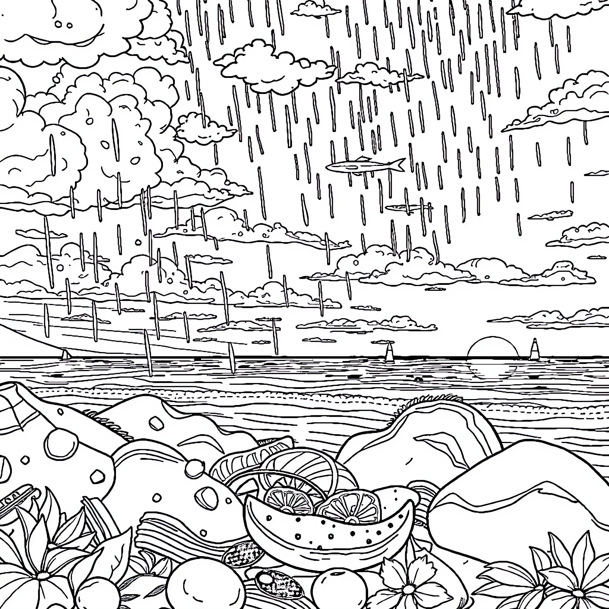 Best Sunset Coloring Pages (Free Printable PDF)