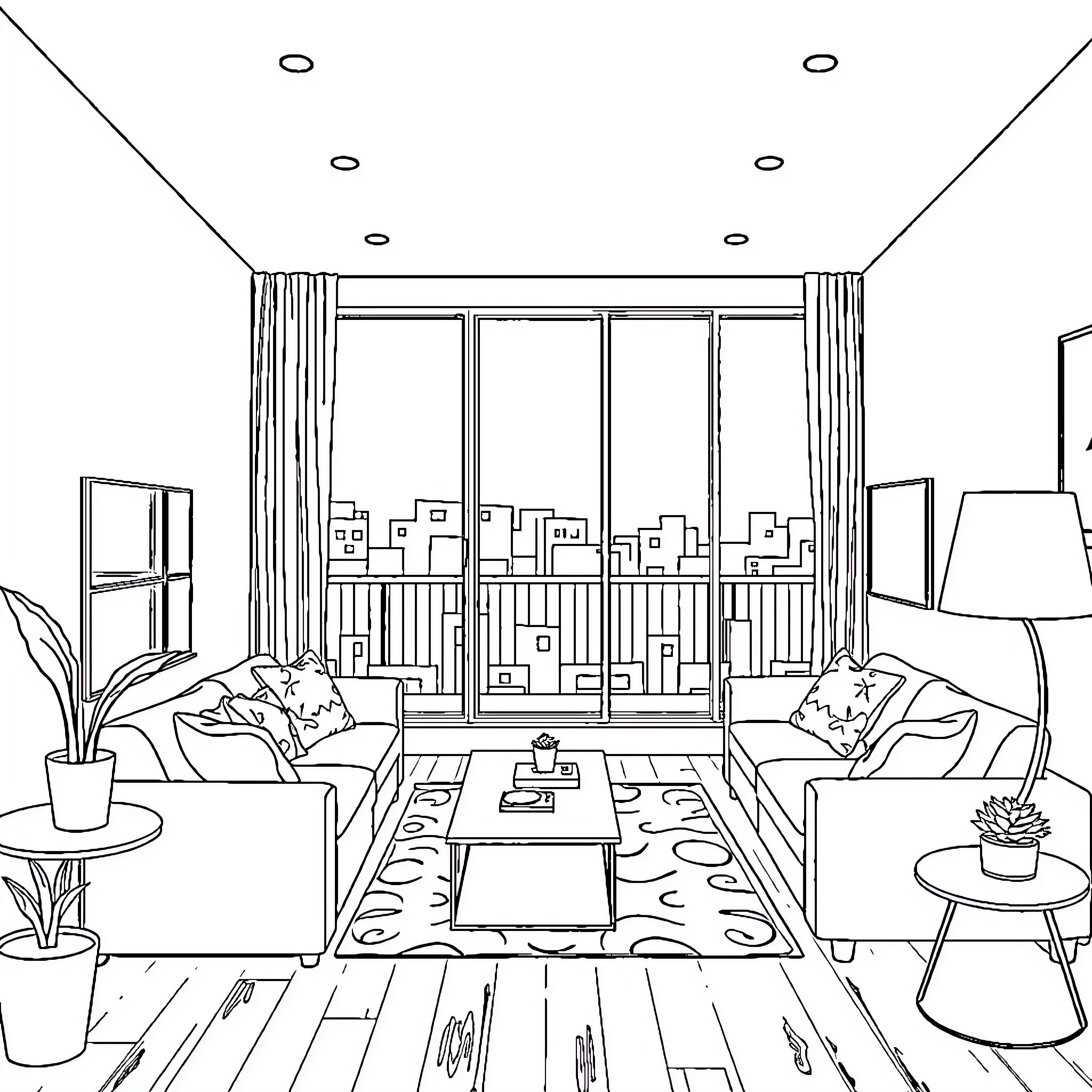 Best Apartment Coloring Pages (Free Printable PDF)