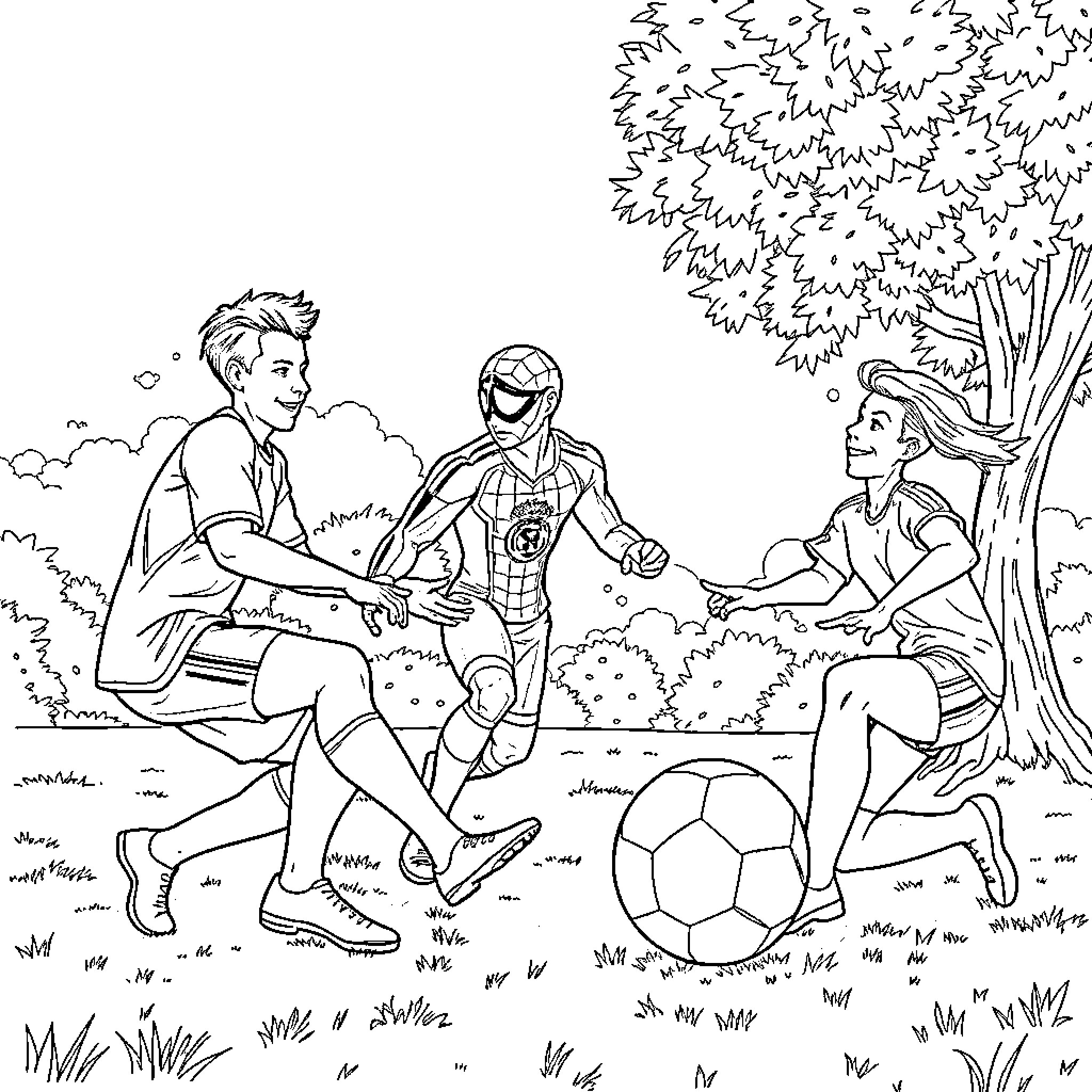 Best Super Team Coloring Pages (Free Printable PDF)