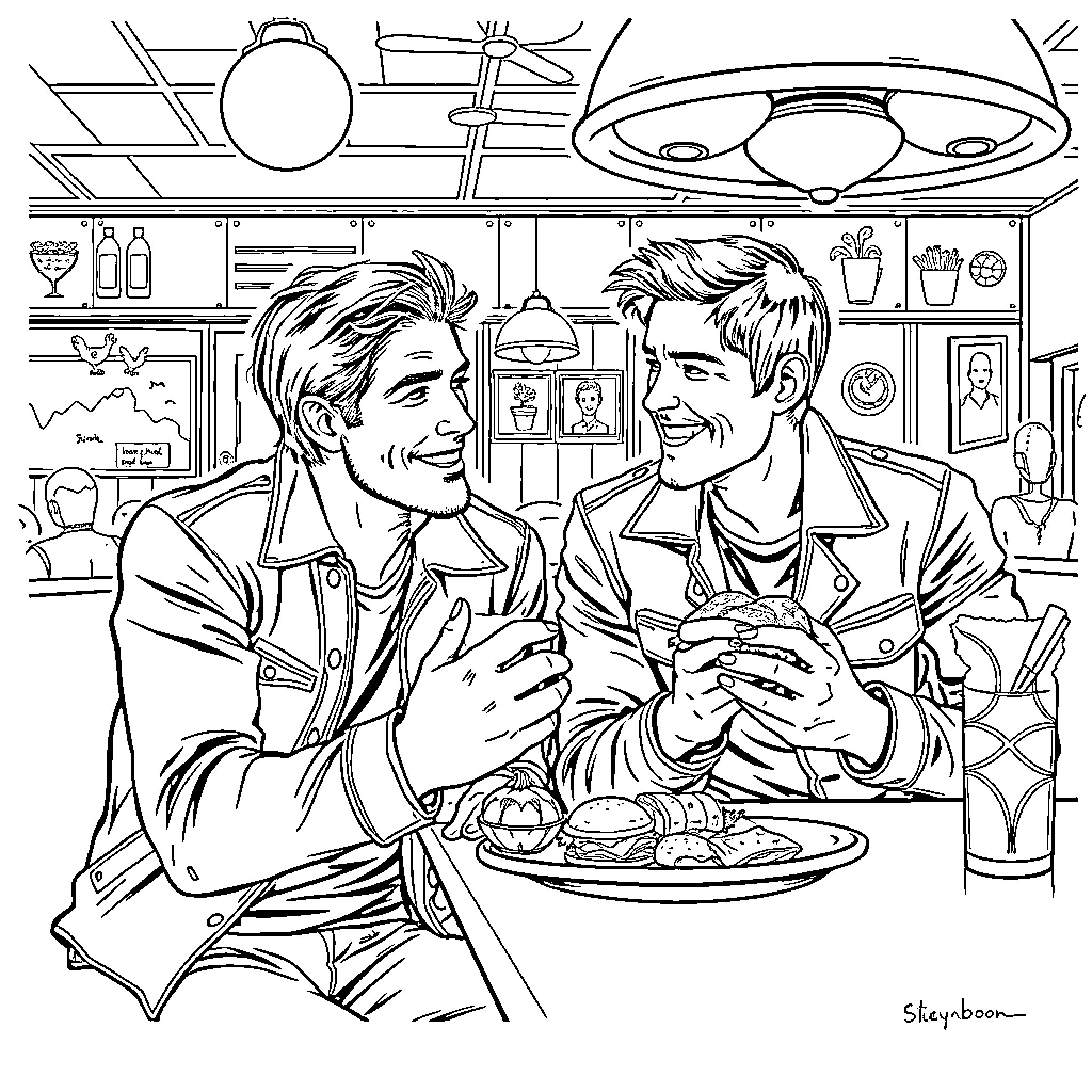 Best Sam and Dean Coloring Pages (Free Printable PDF)