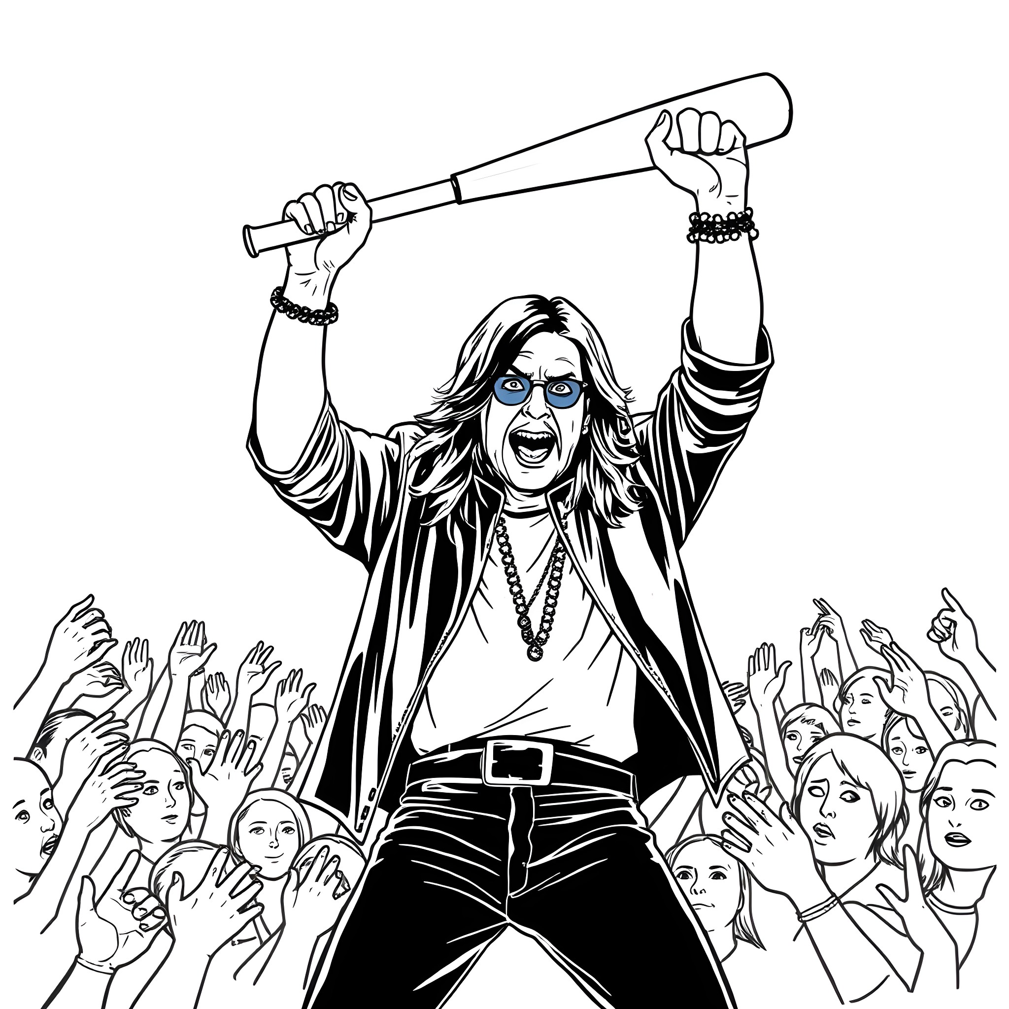 Best Ozzy Osbourne Coloring Pages (Free Printable PDF)