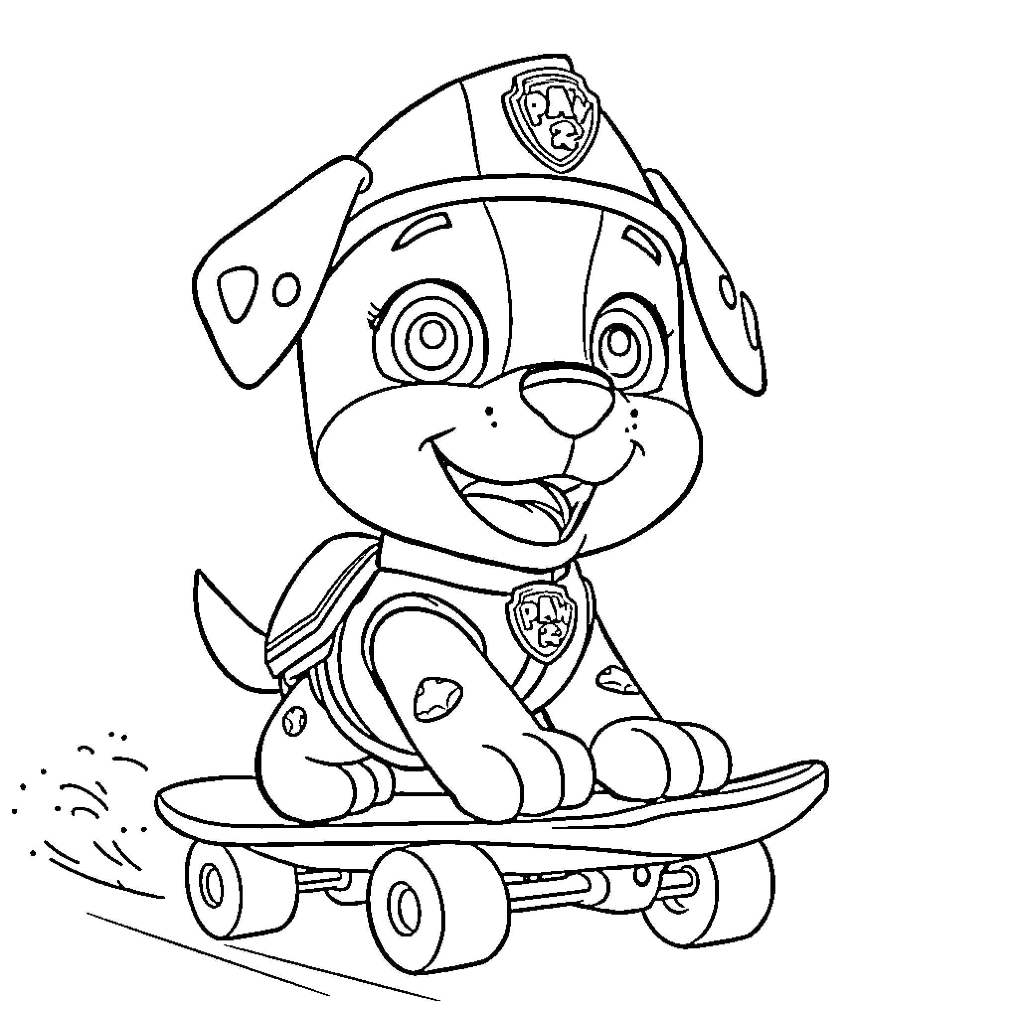 Best Rubble Coloring Pages (Free Printable PDF)