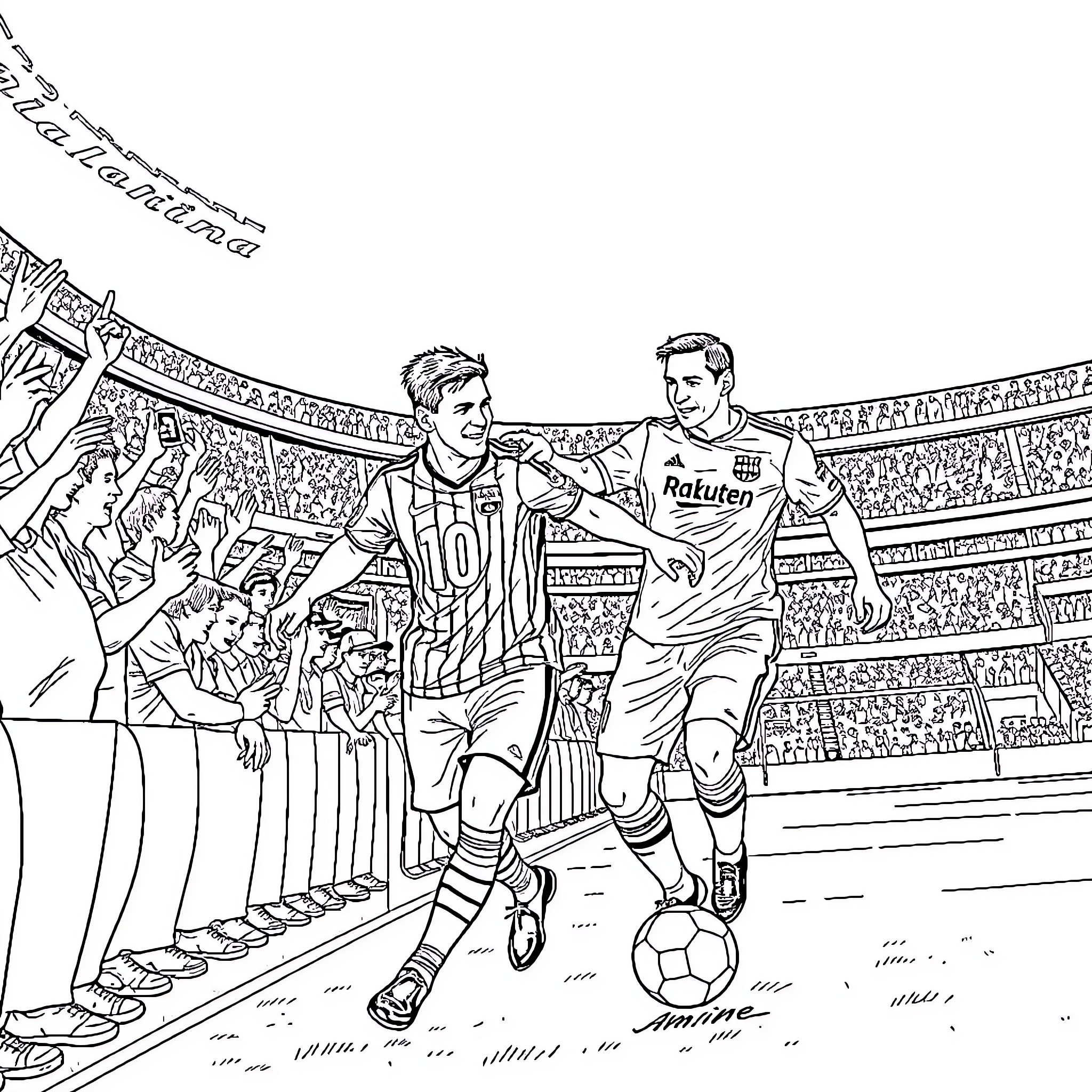 Best Lamine Yamal Coloring Pages (Free Printable PDF)