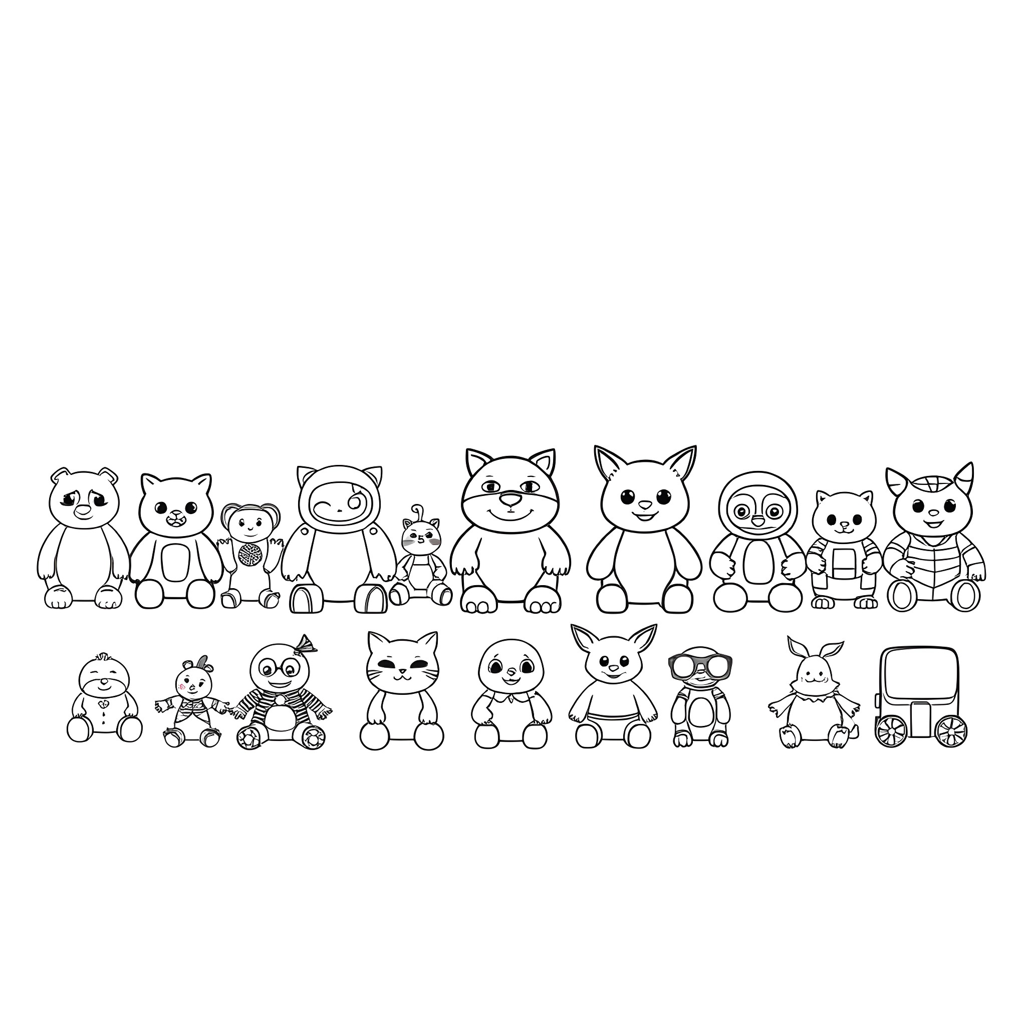 Best Toy Coloring Pages (Free Printable PDF)