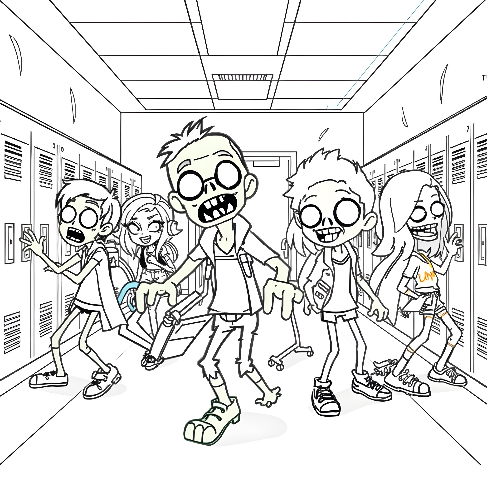266 Best Zombie Coloring Pages (Free Printable PDFs)