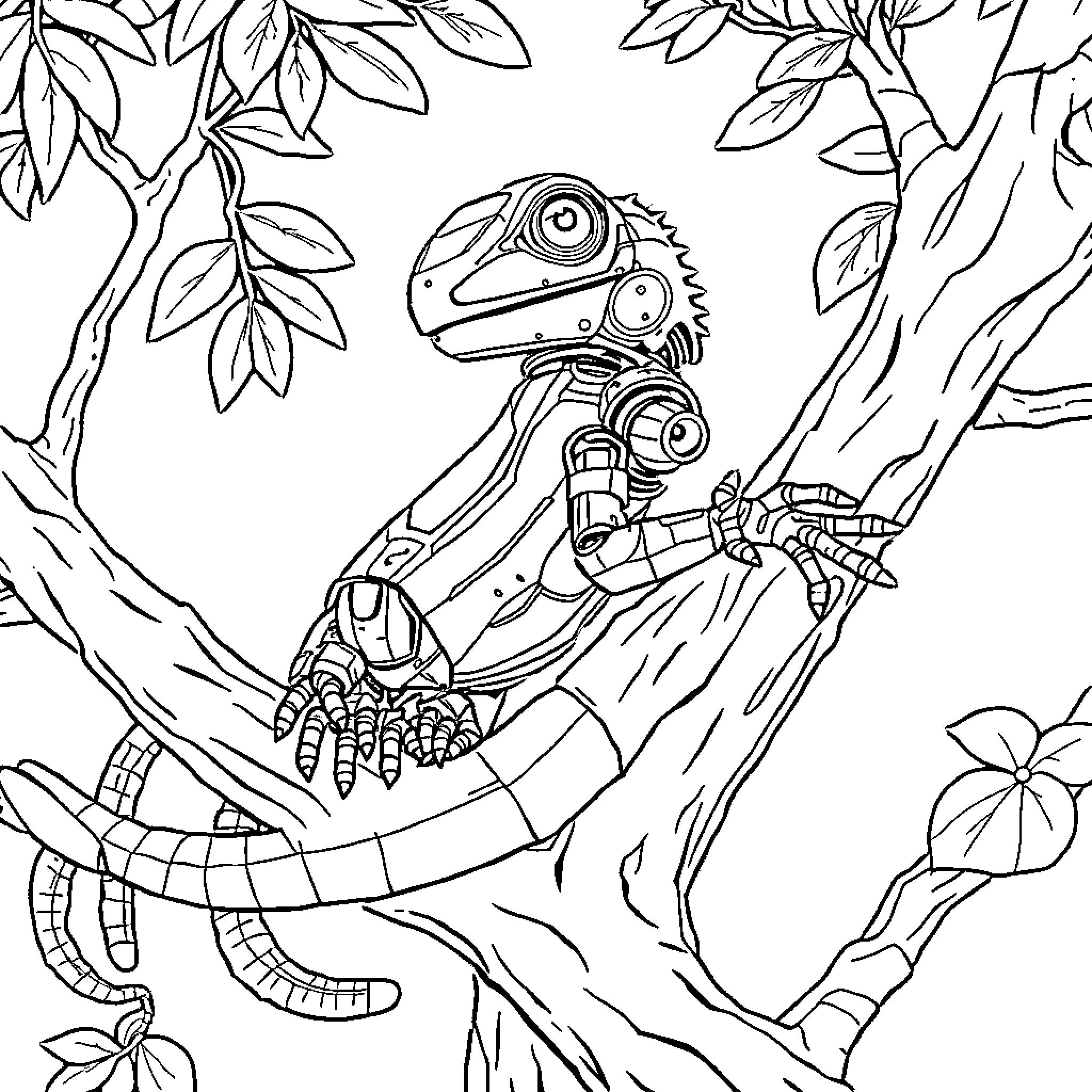 Best Robot Lizard Coloring Pages (Free Printable PDF)