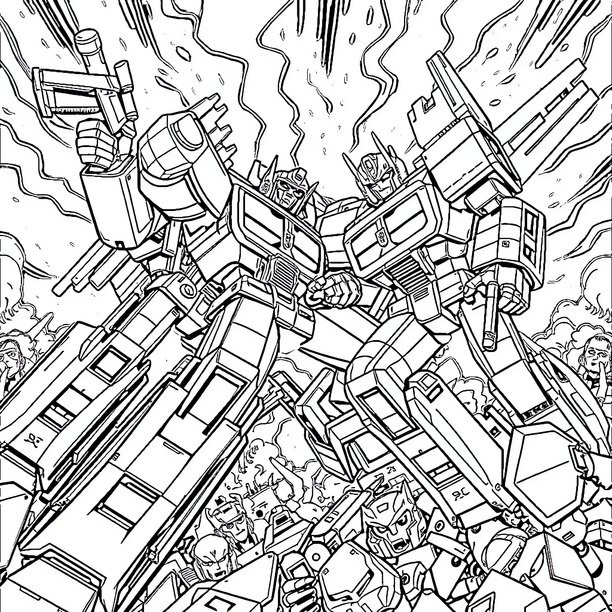140 Best Transformer Coloring Pages (Free Printable PDFs)