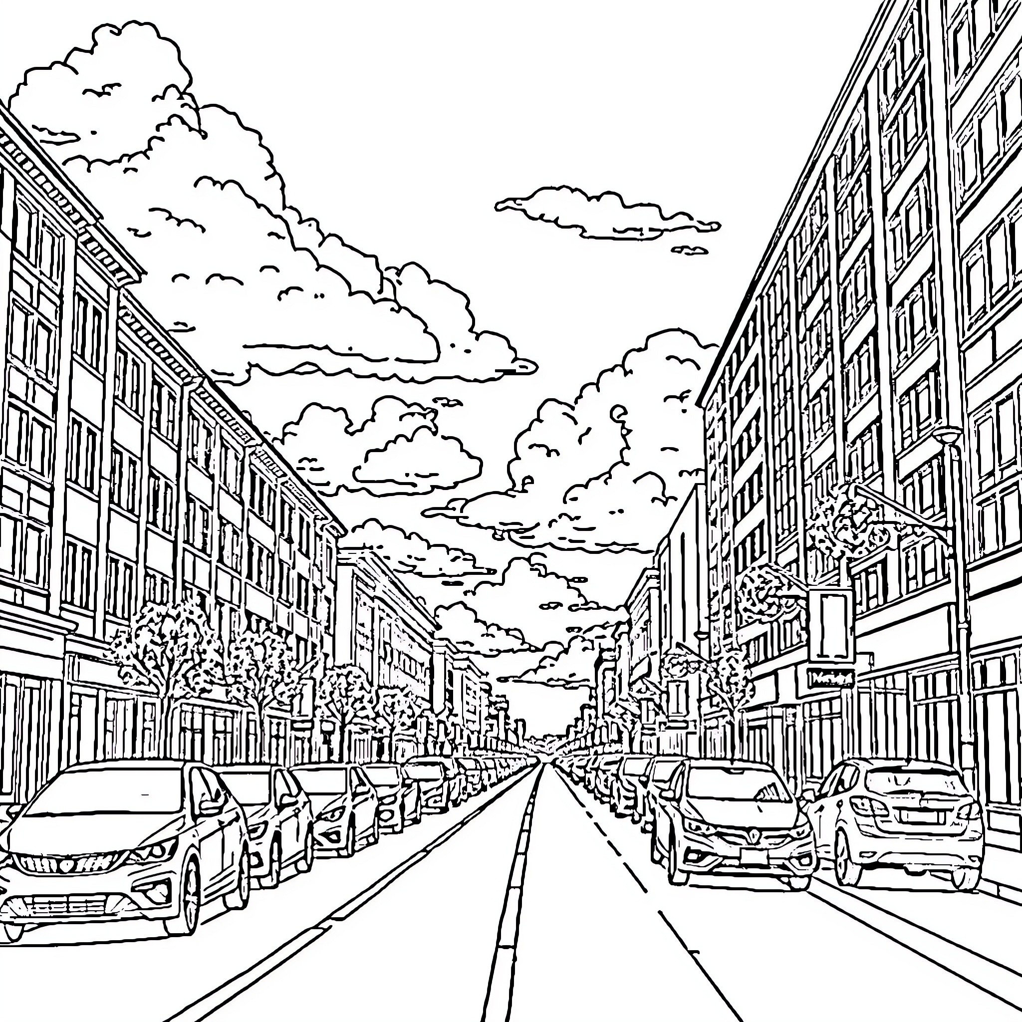 127 Best City Coloring Pages (Free Printable PDFs)