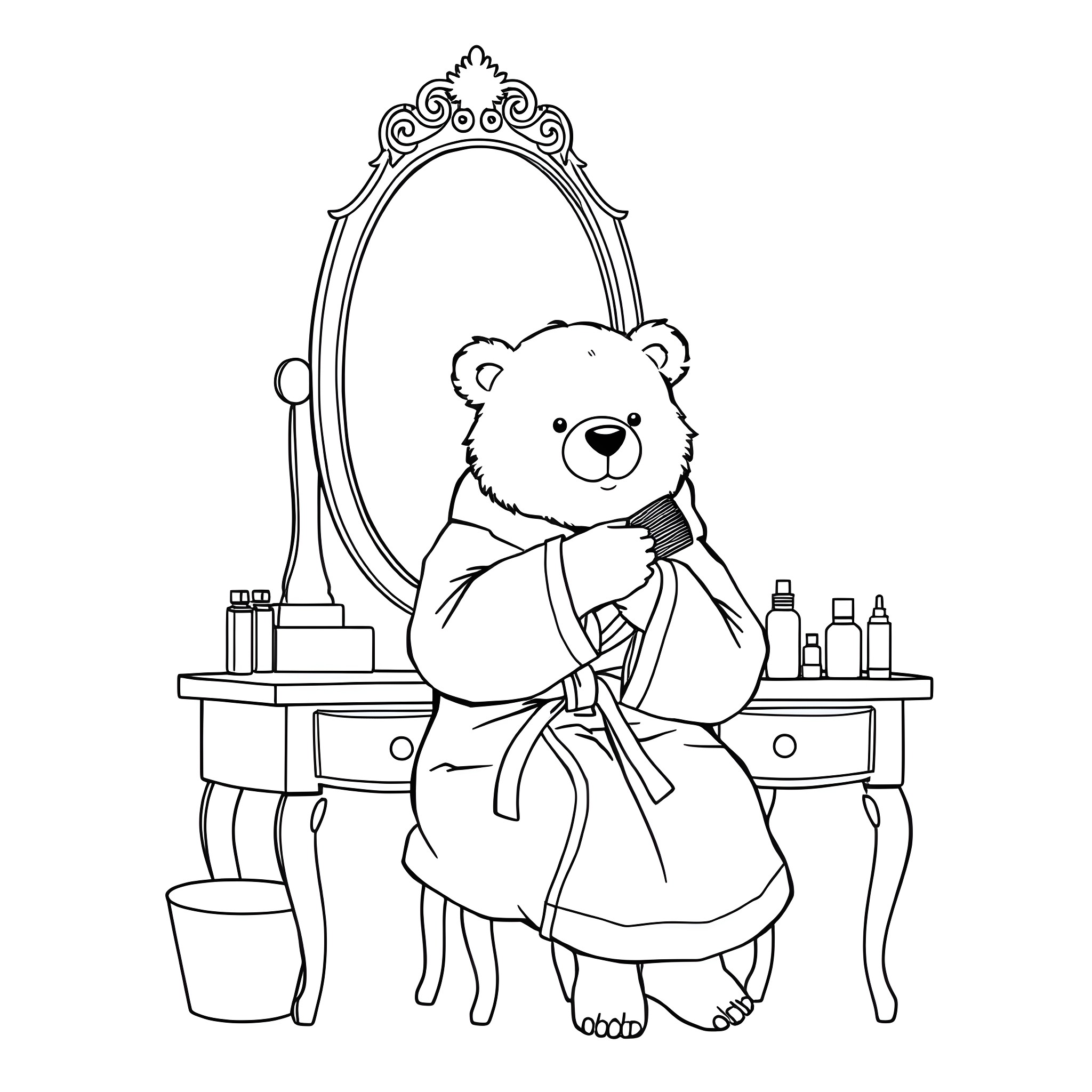 Best Bear Coloring Pages (Free Printable PDF)