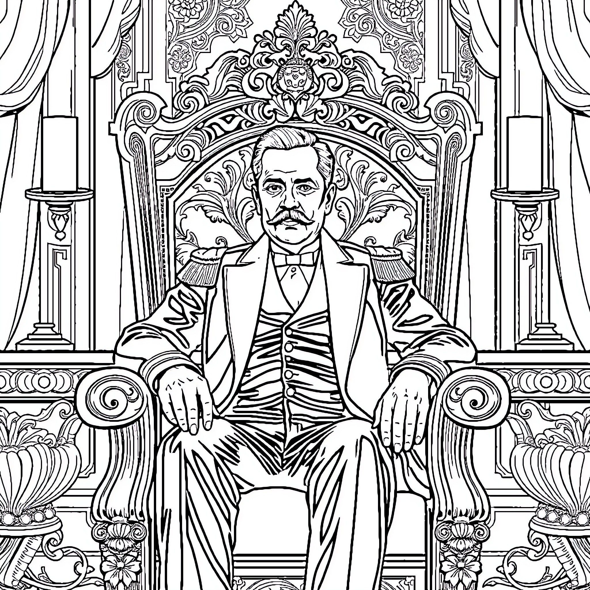 Best Porfirio Díaz Coloring Pages (Free Printable PDF)