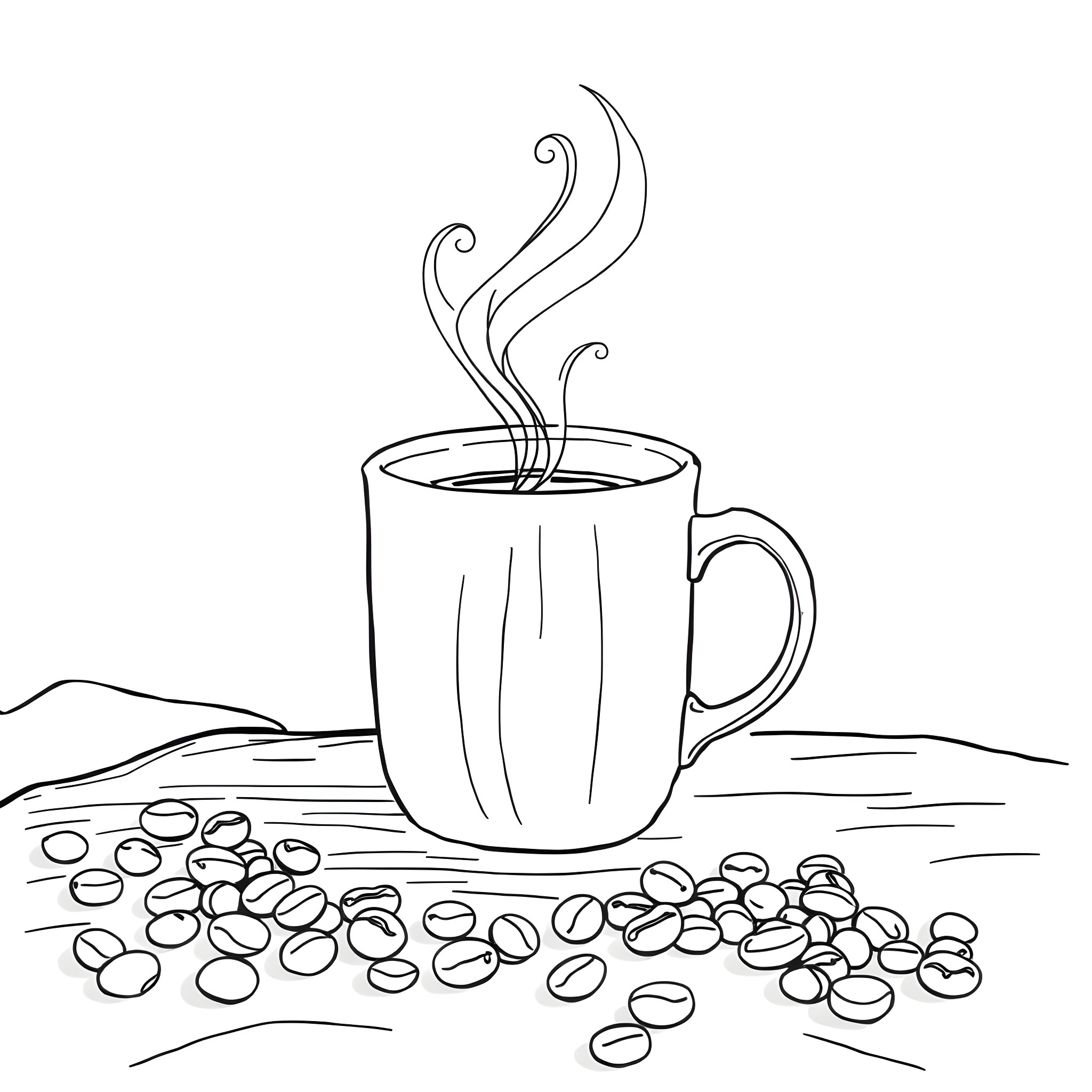 1 Best Coffee Mug Coloring Pages (Free Printable PDFs)
