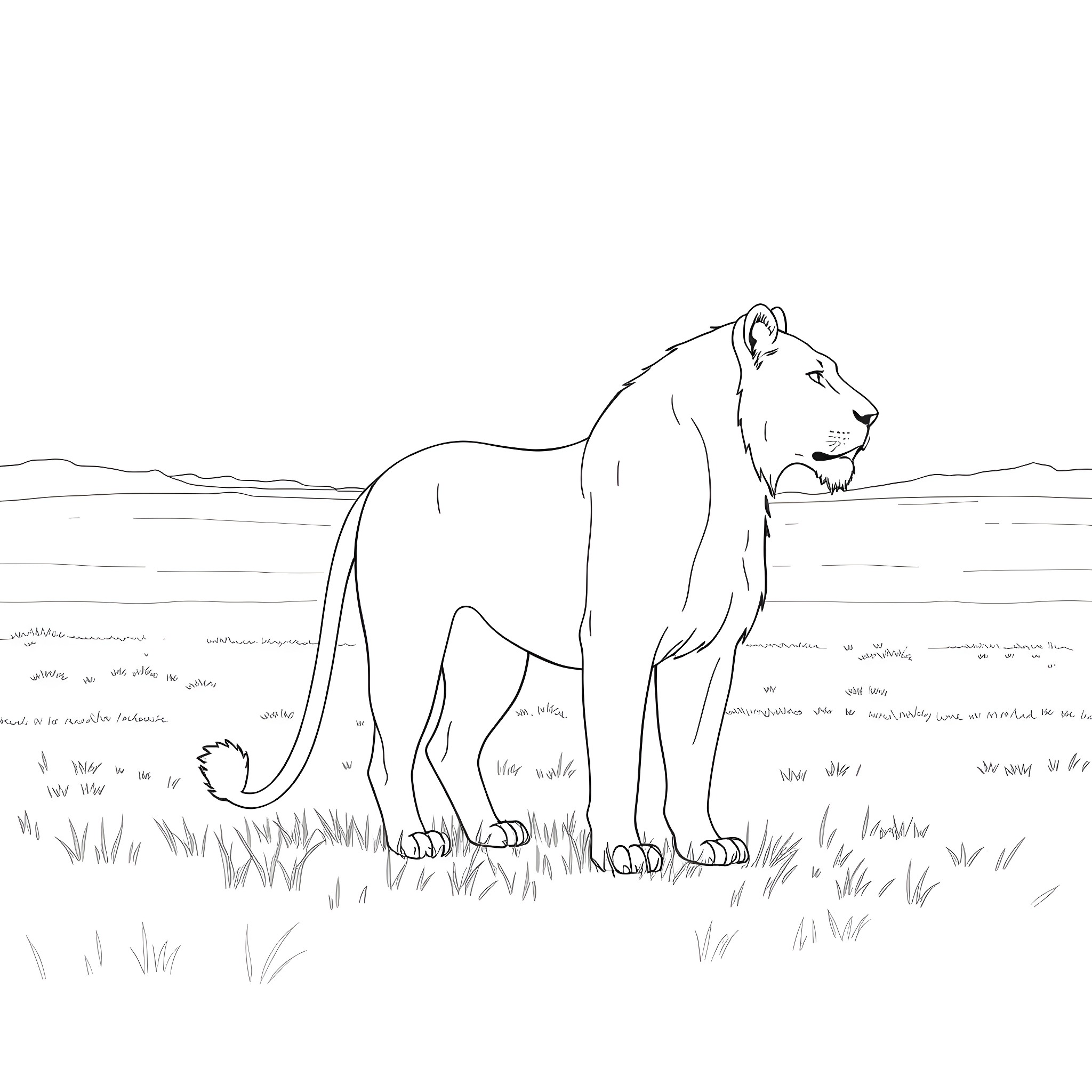 Best Lioness Coloring Pages (Free Printable PDF)