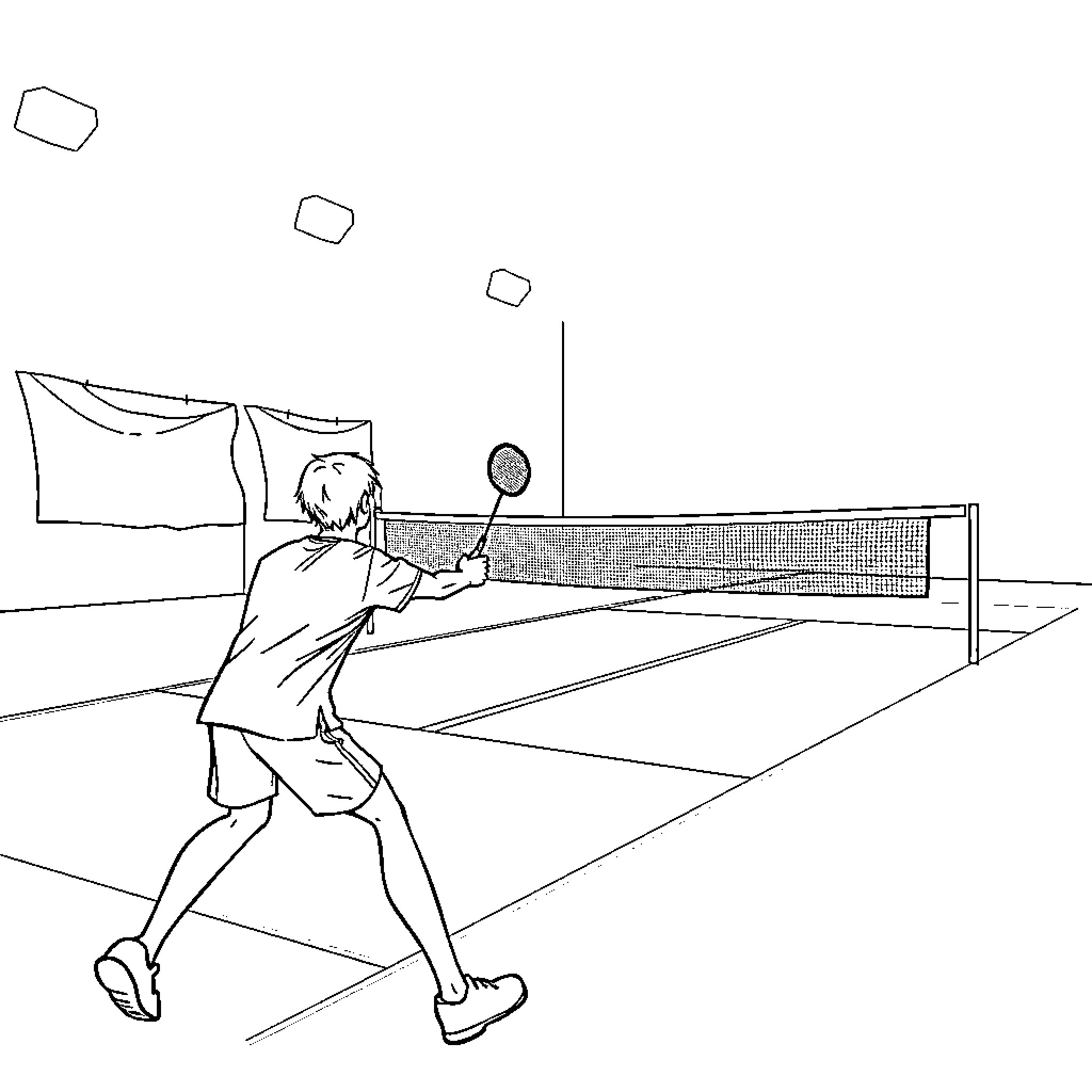 Best Badminton Coloring Pages (Free Printable PDF)