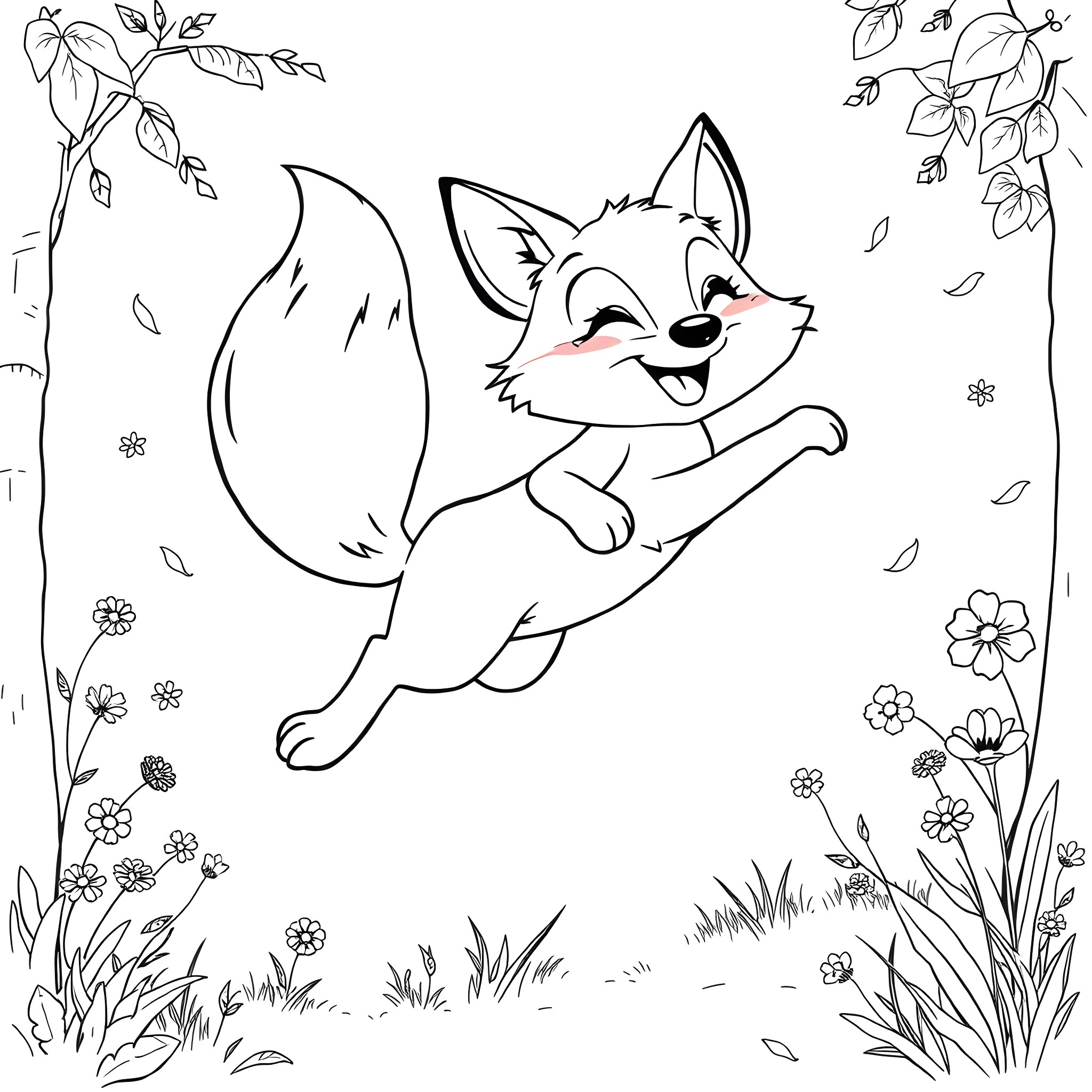 50 Best Fox Coloring Pages (Free Printable PDFs)