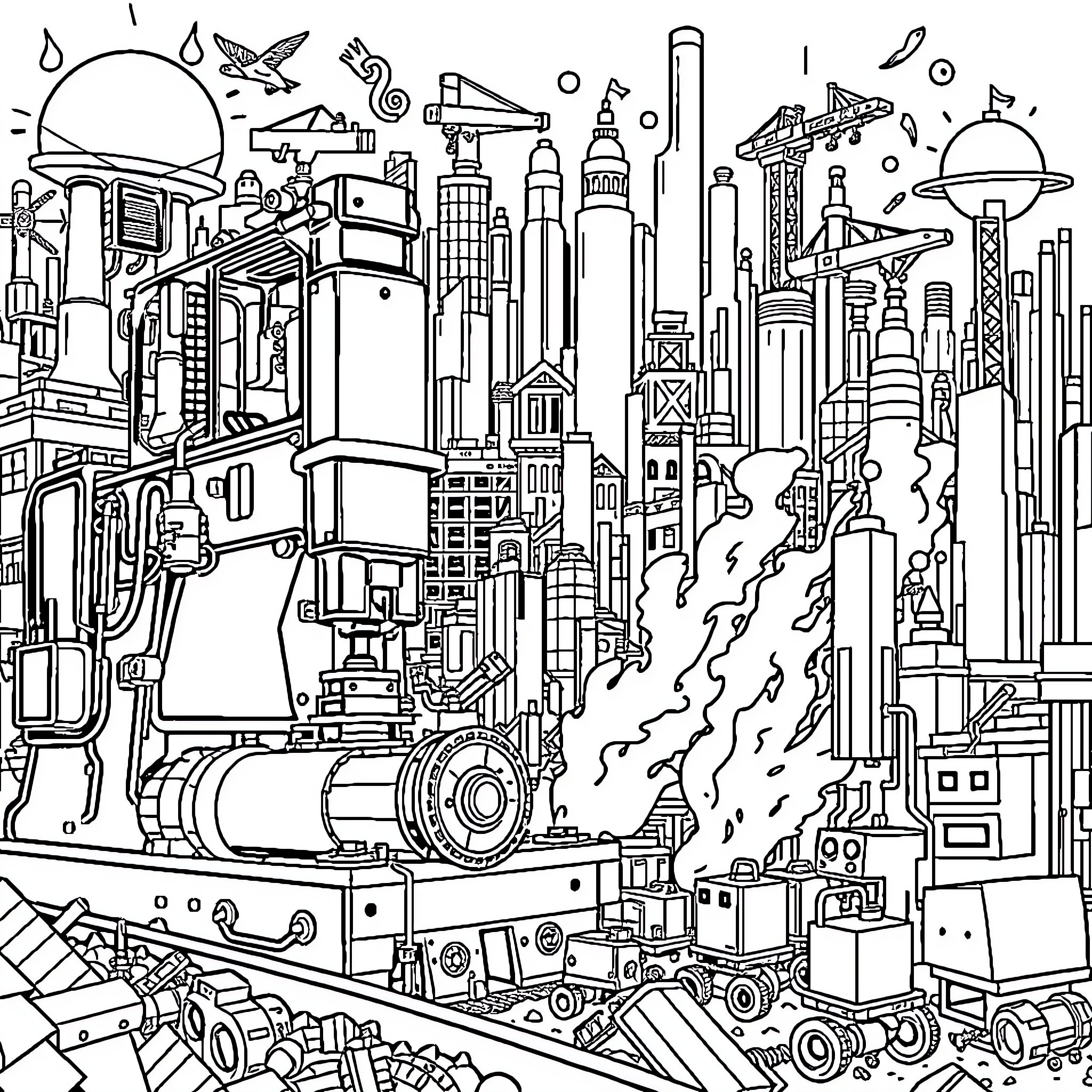 1 Best Machinery Coloring Pages (Free Printable PDFs)