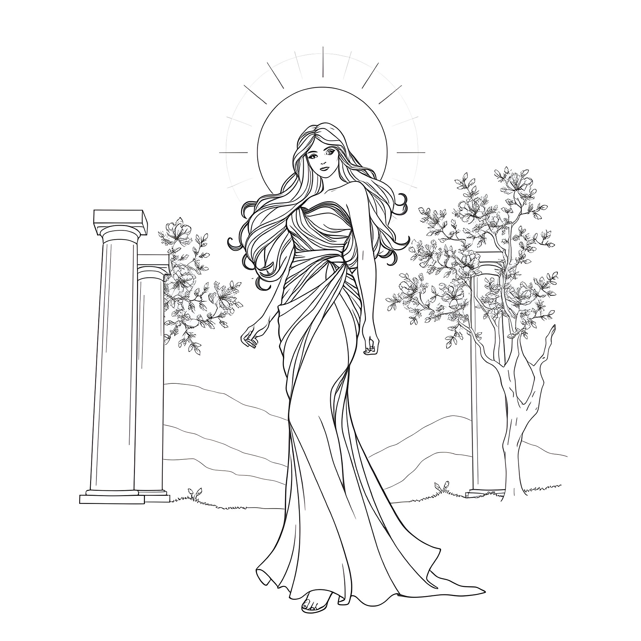 9 Best Maiden Coloring Pages (Free Printable PDFs)