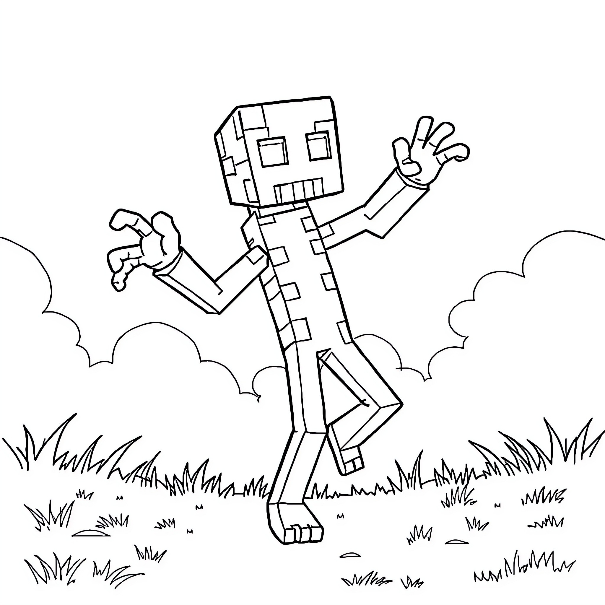 Best Enderman Coloring Pages (Free Printable PDF)