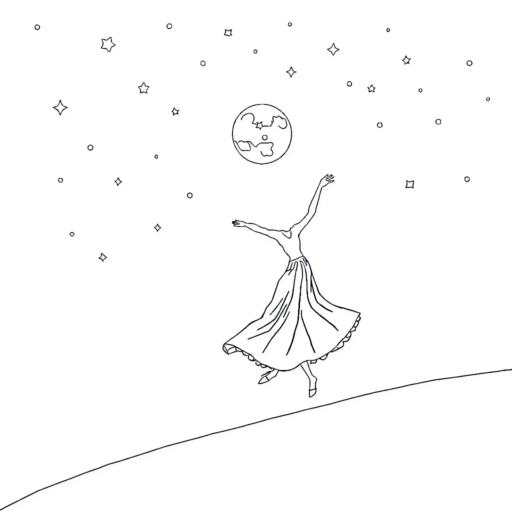 Best Dancing Coloring Pages (Free Printable PDF)