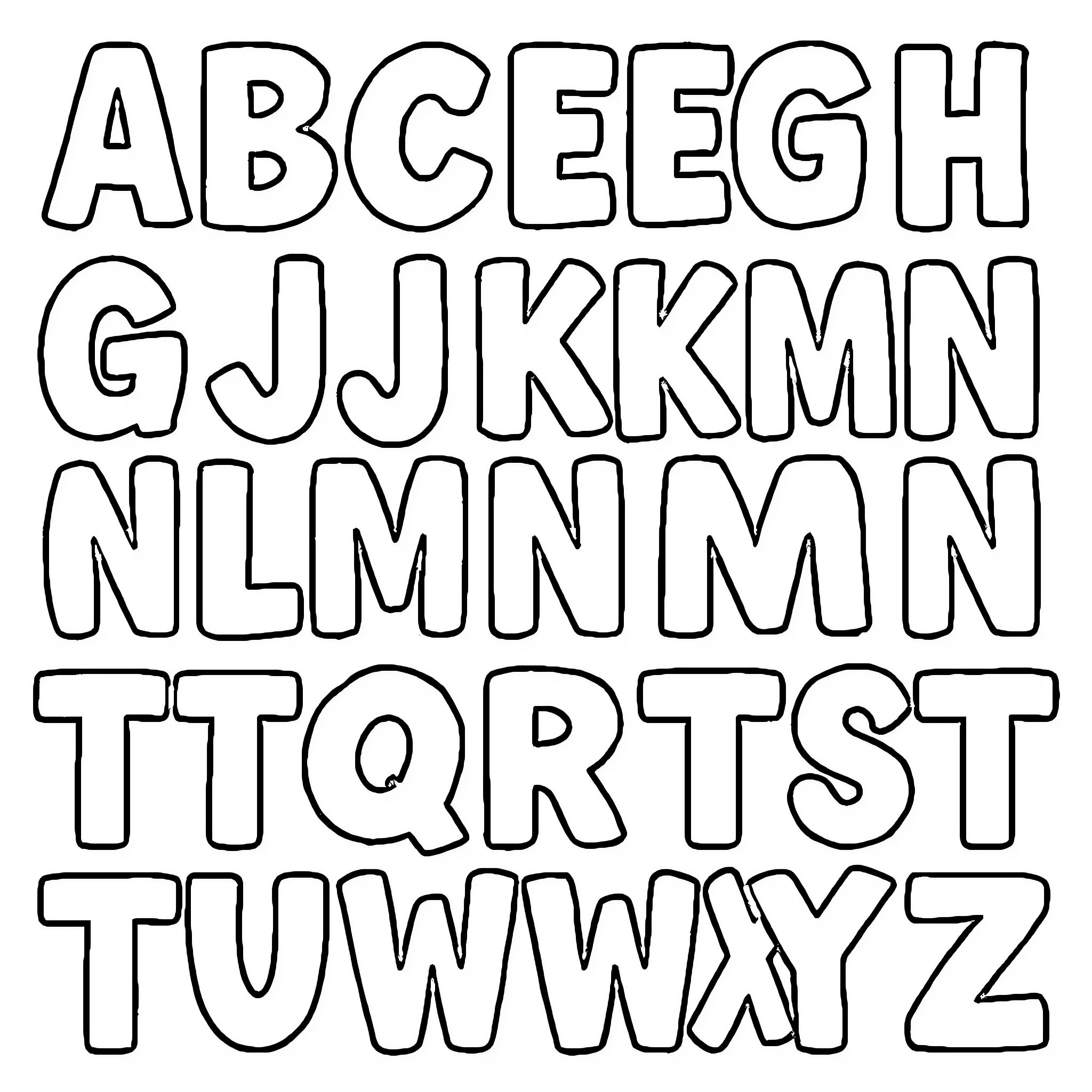 Best Letter Coloring Pages (Free Printable PDF)