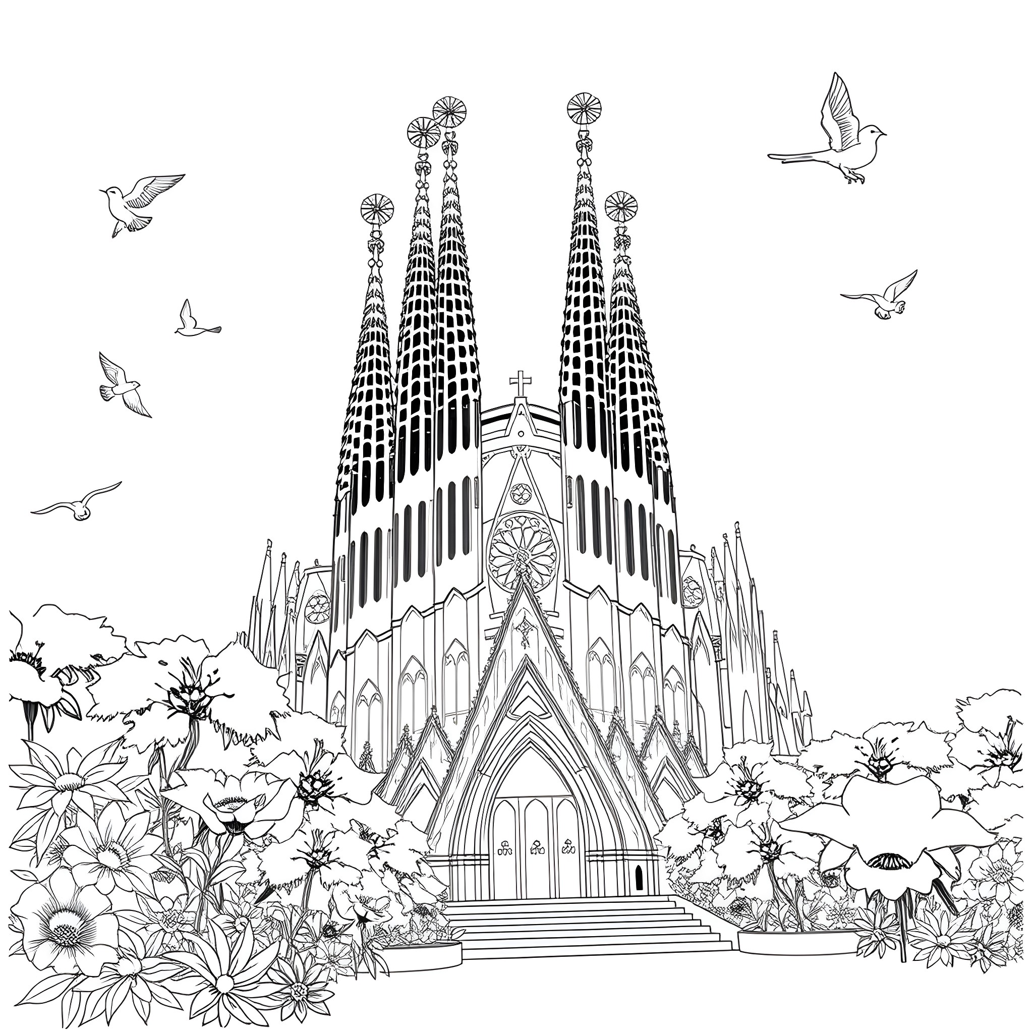 Best Sagrada Familia Coloring Pages (Free Printable PDF)