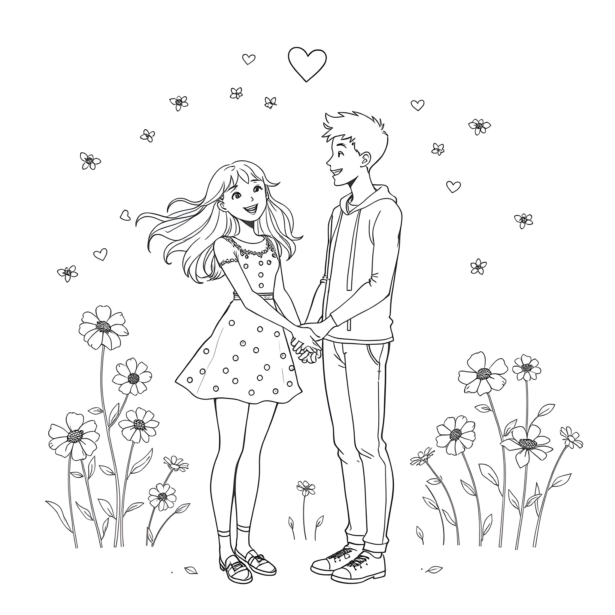 153 Best Couple Coloring Pages (Free Printable PDFs)