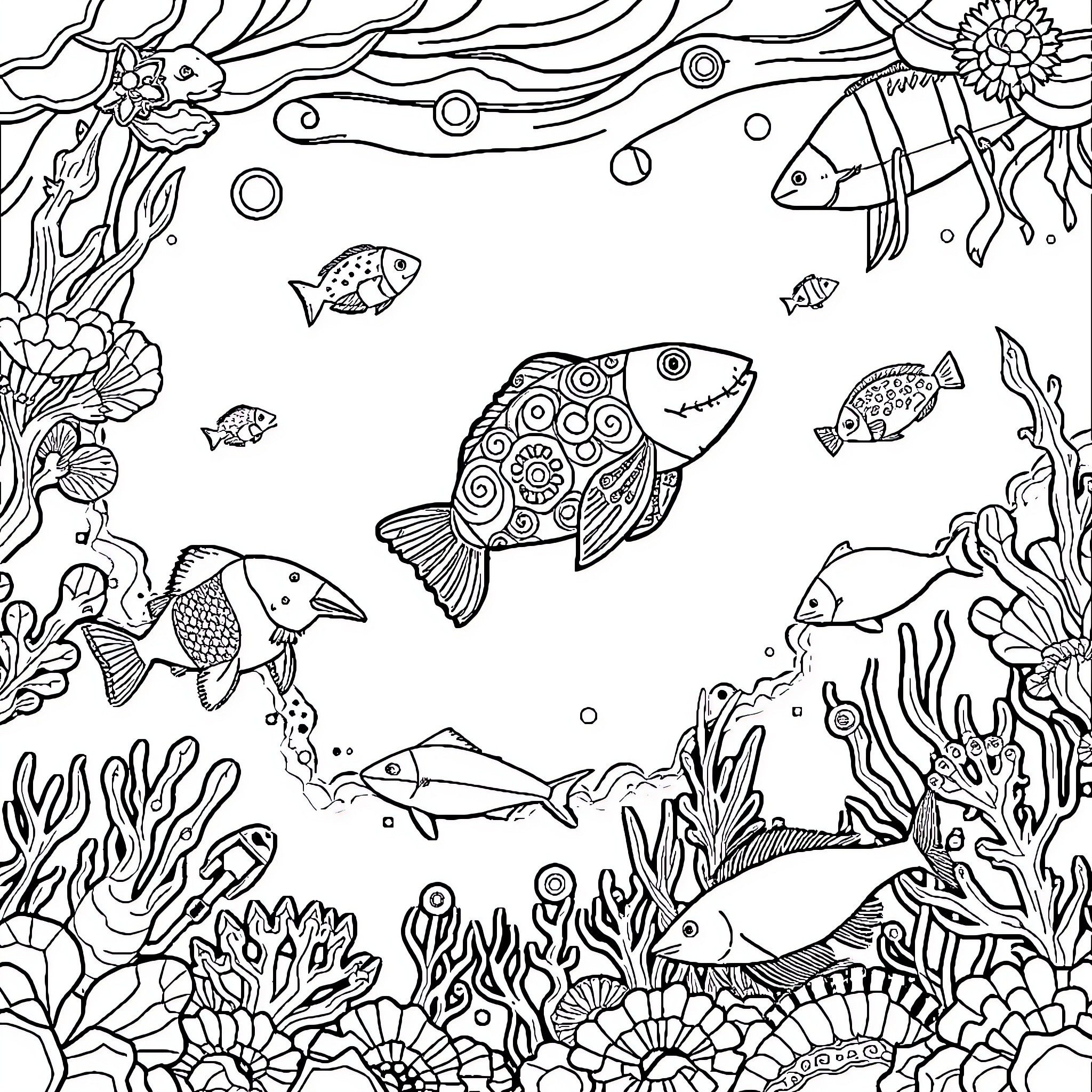Best Ocean Animal Coloring Pages (Free Printable PDF)