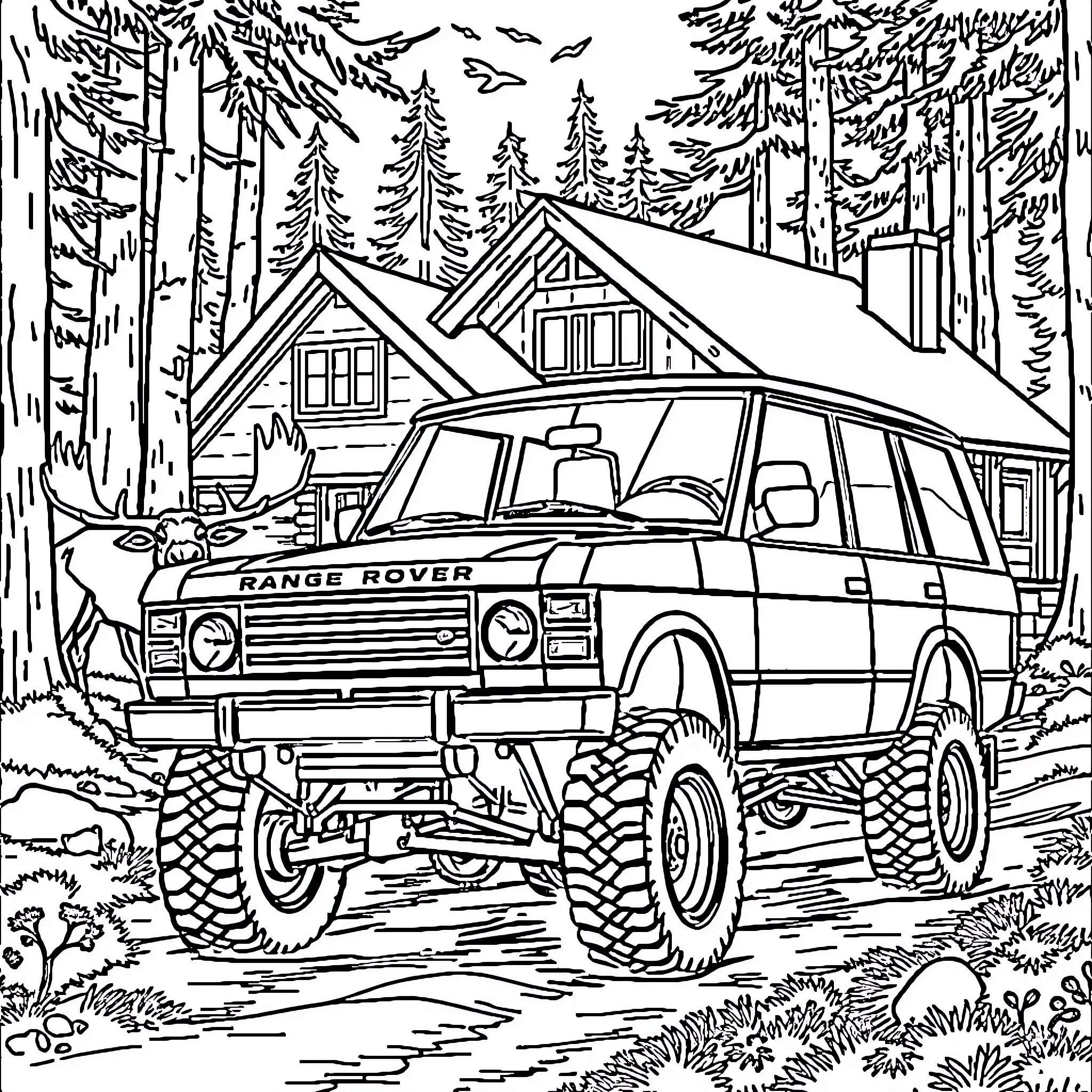 17 Best Range Rover Coloring Pages (Free Printable PDFs)