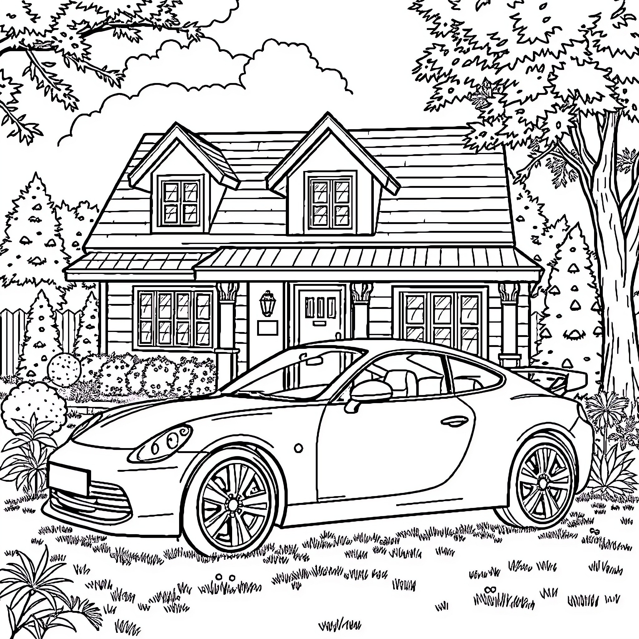 Best Car Coloring Pages (Free Printable PDF)