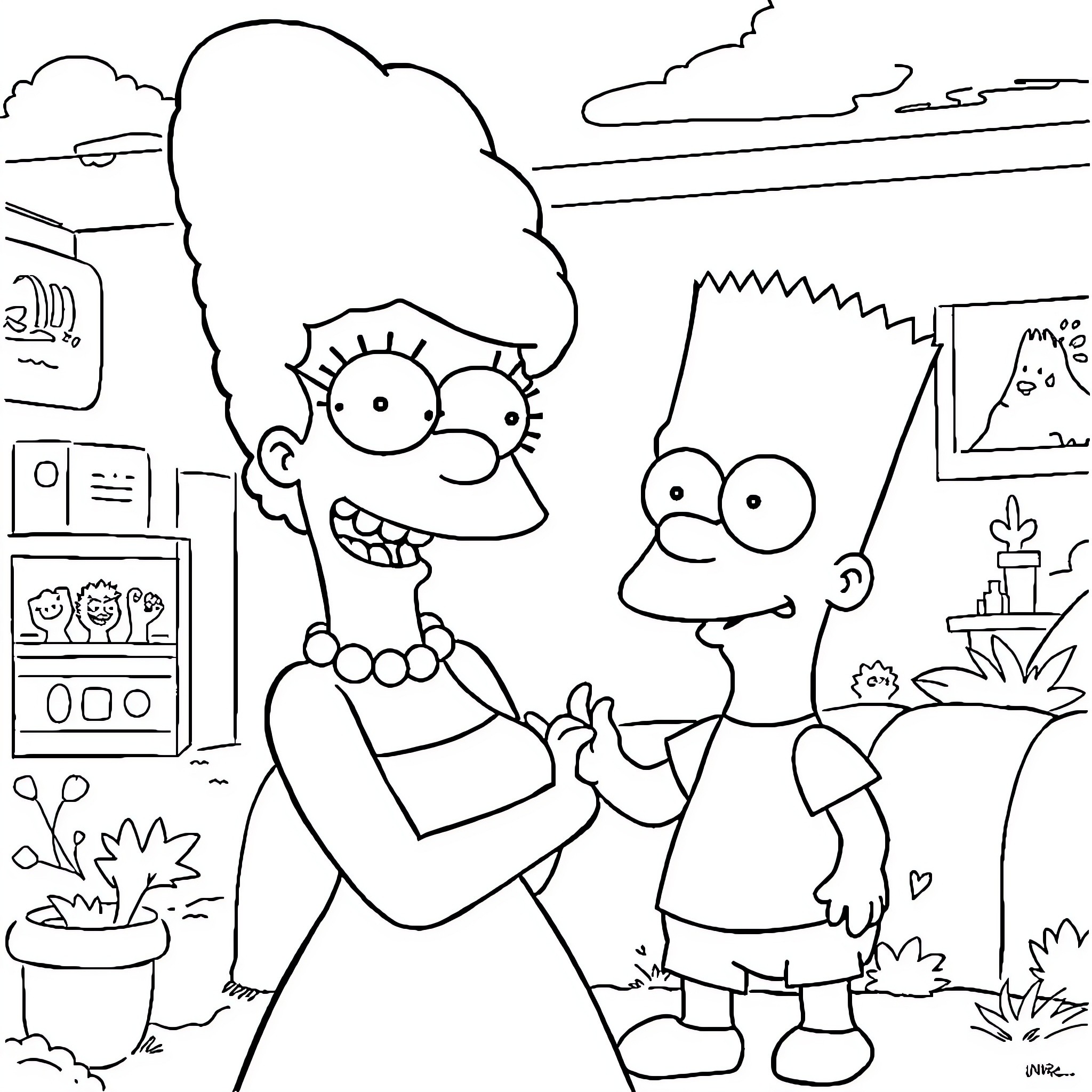 Best Marge Simpson Coloring Pages (Free Printable PDF)