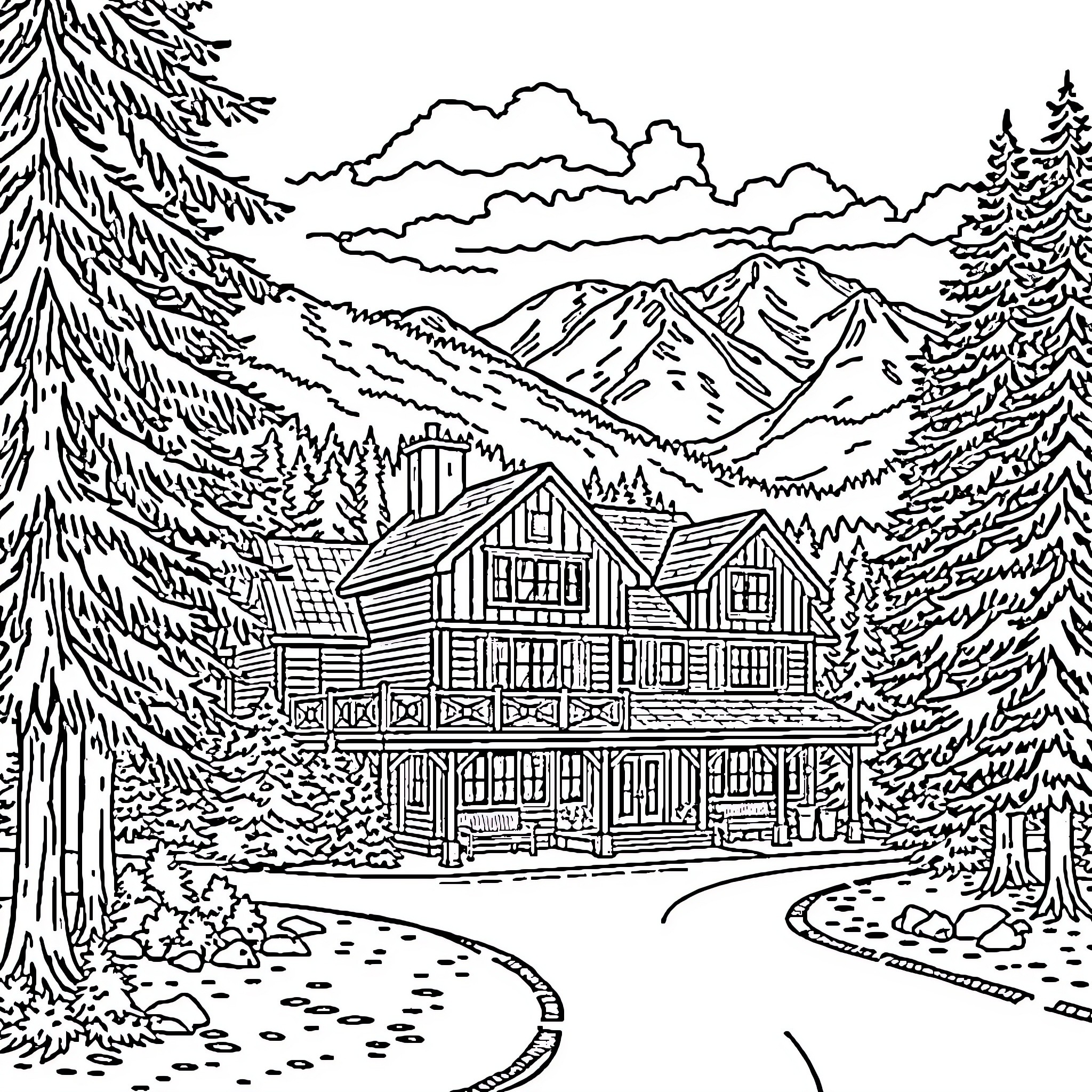 Best Adirondack Hotel Coloring Pages (Free Printable PDF)