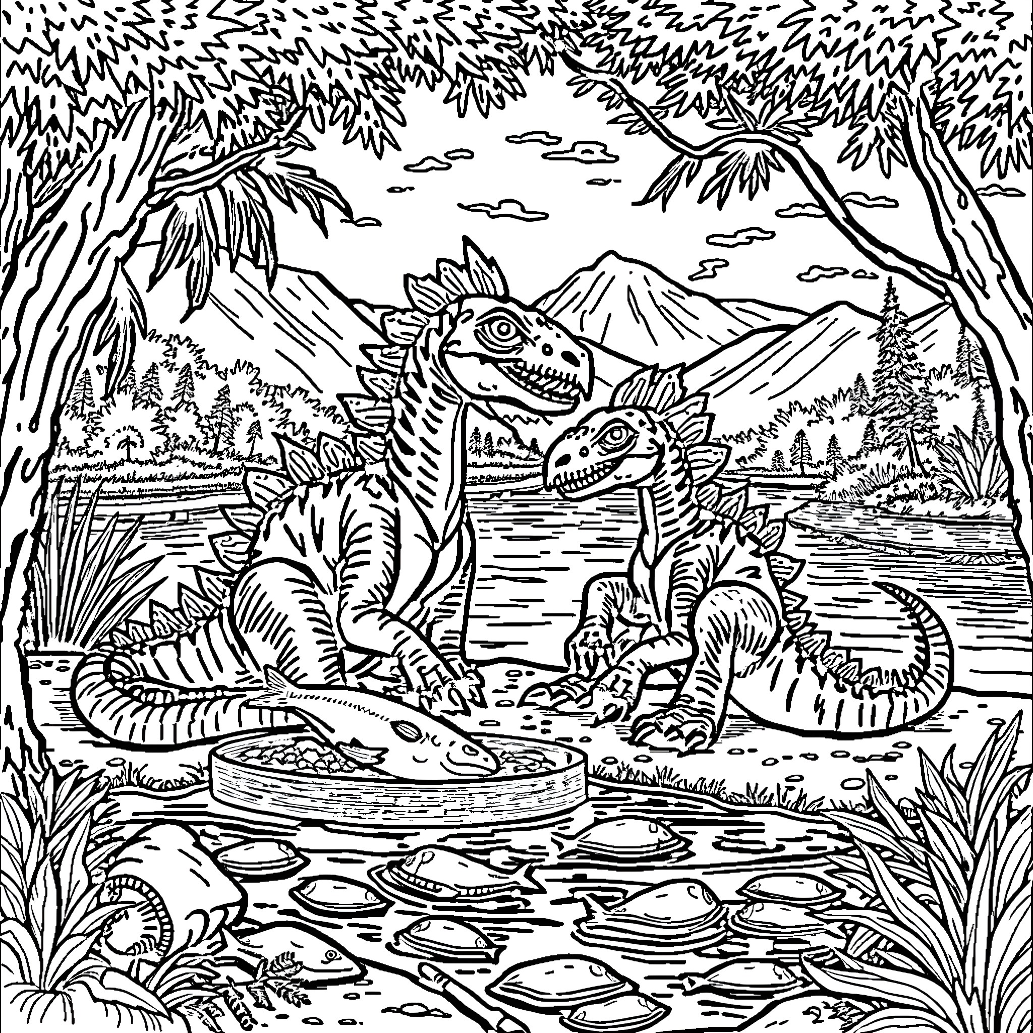 Best Tsintaosaurus Coloring Pages (Free Printable PDF)